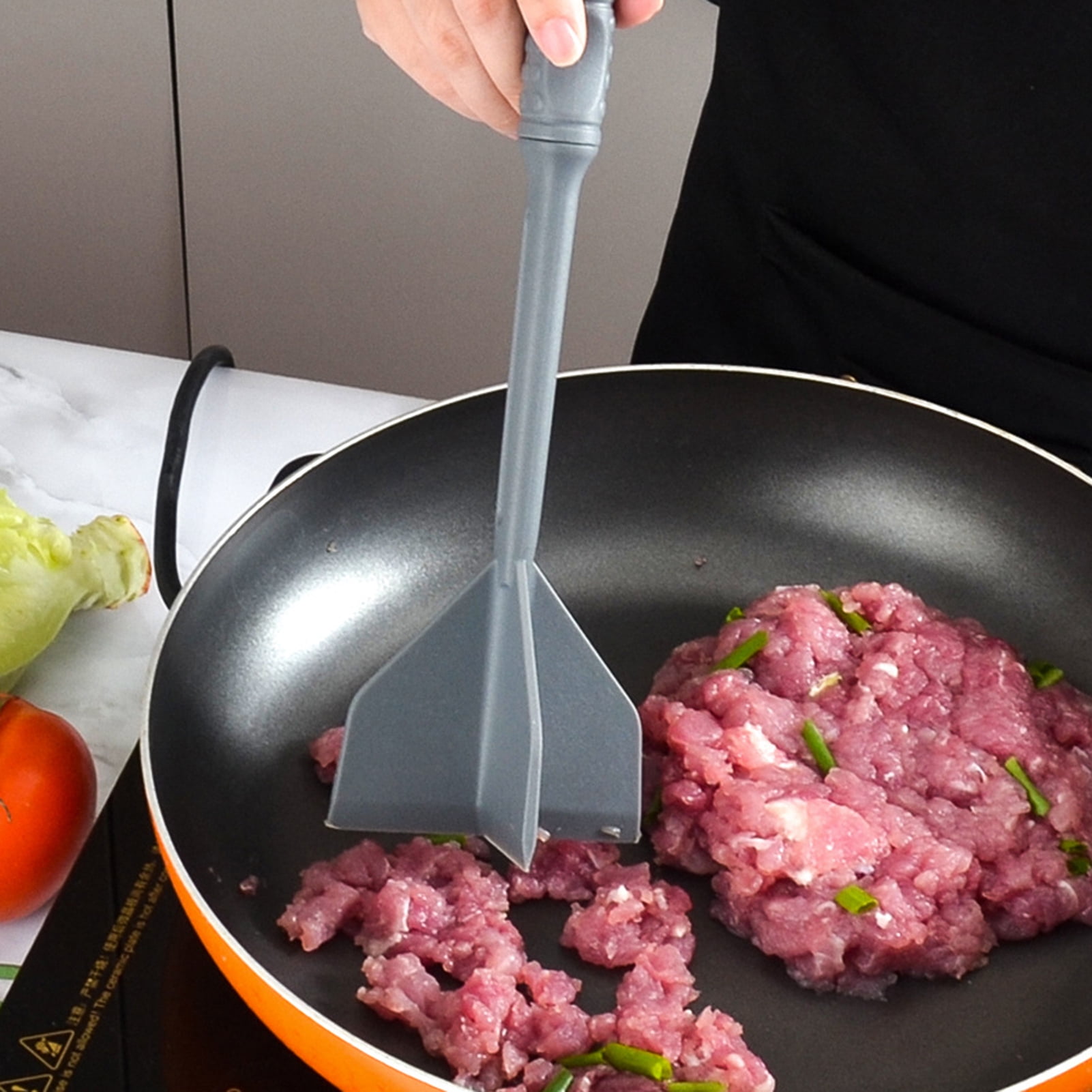 Sunjoy Tech Kitchen Manual Meat Chopper with 4 Curve Blades Heat ...