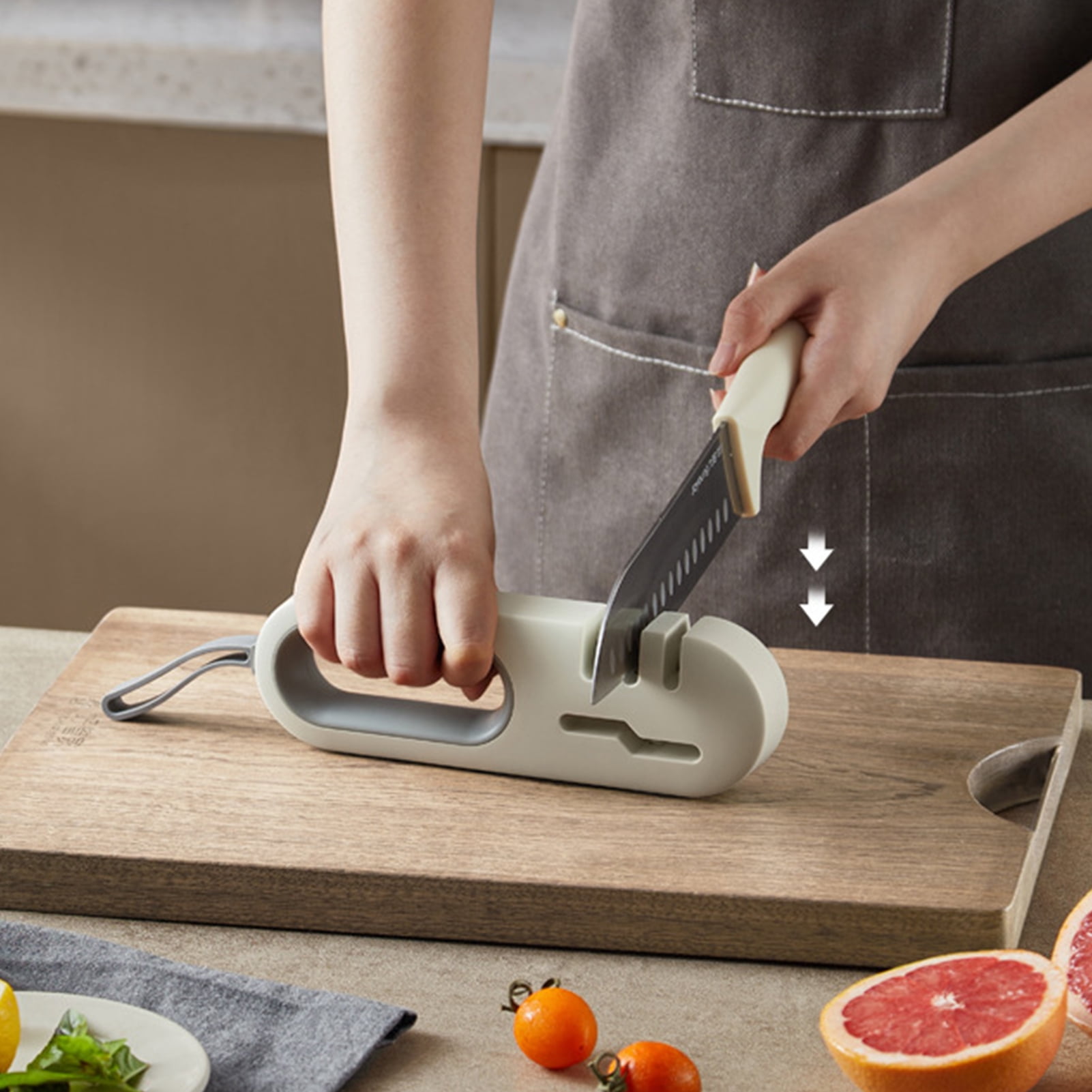 Sunjoy Tech Kitchen Whetstone 4 in 1 Coarse Fine And Fast Sharpening ...