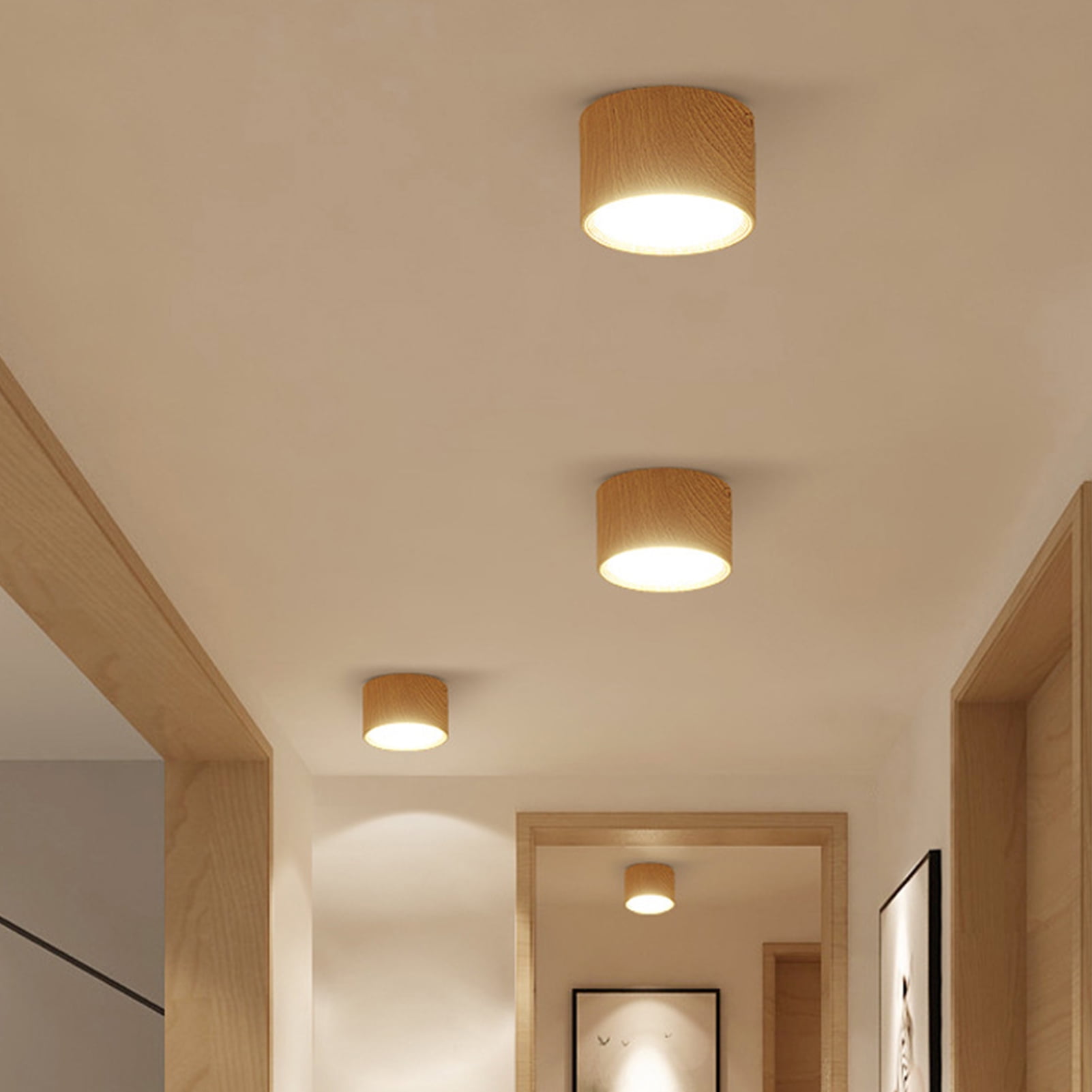 Sunjoy Tech LED Downlight High Brightness Wood Grain Low-Power ...
