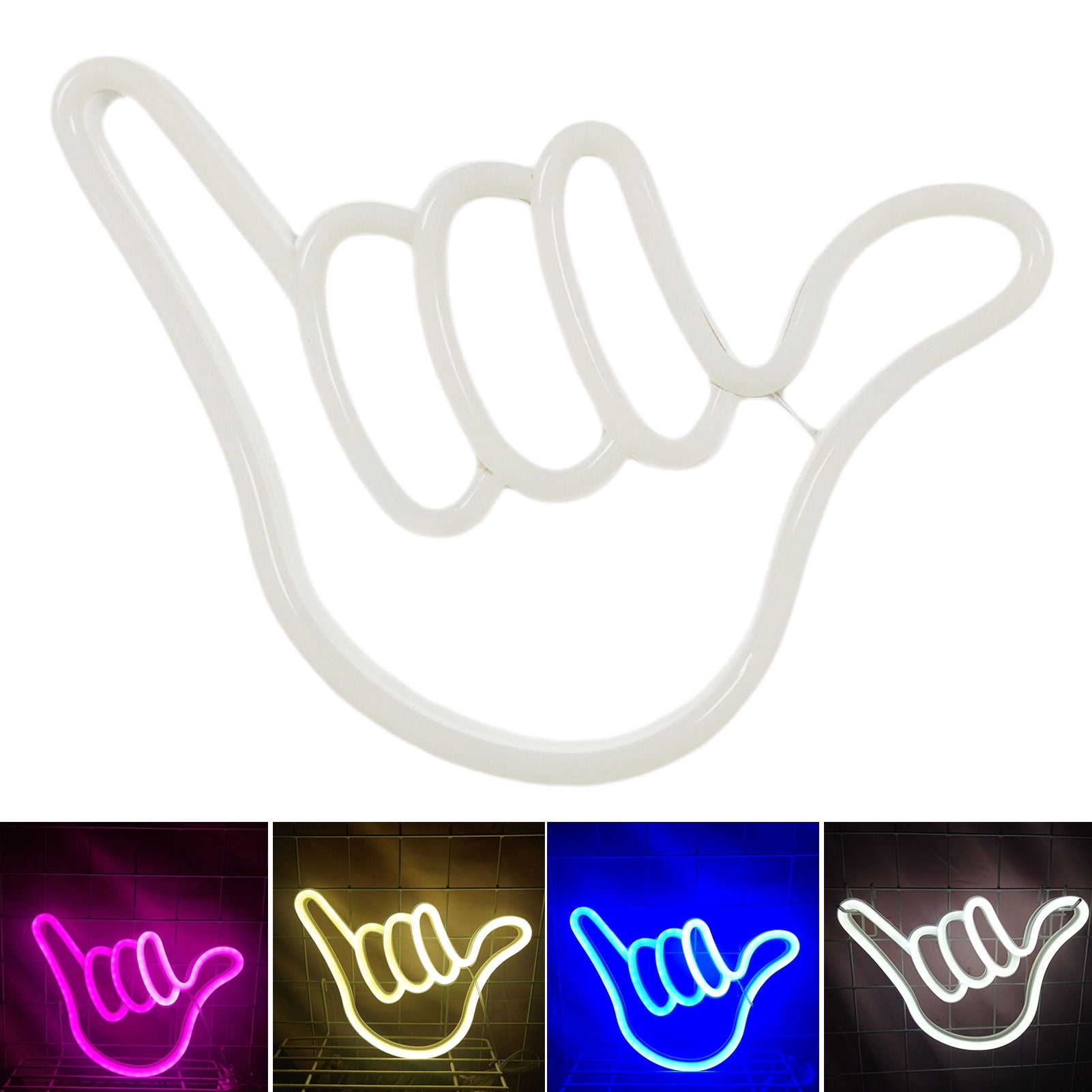 Sunjoy Tech LED Neon Light Creative Shape Battery Operated High ...