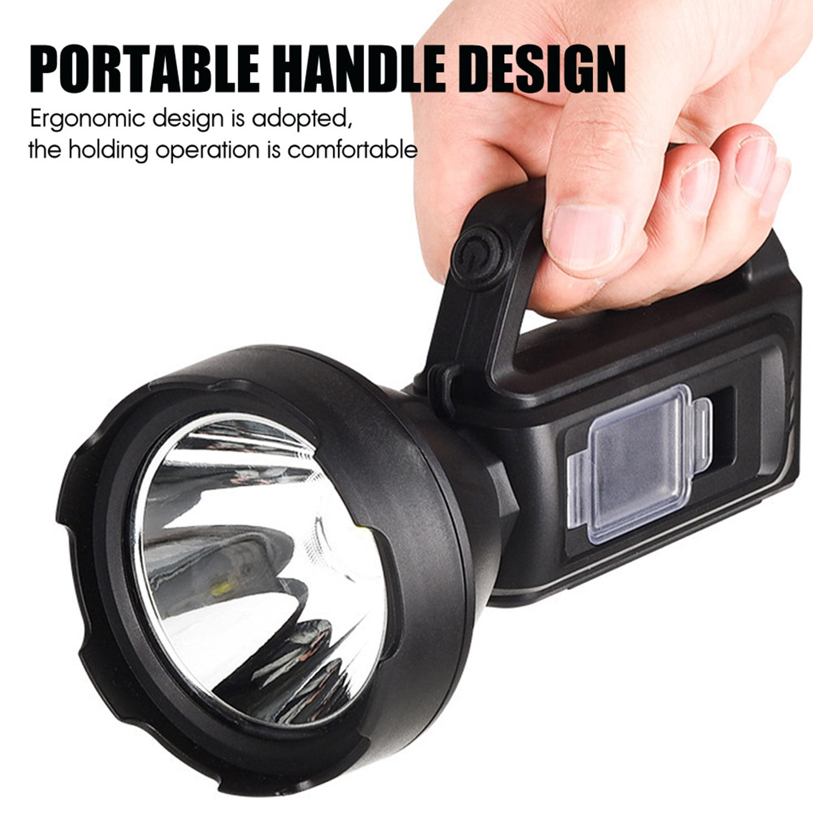 Sunjoy Tech LED Spotlight USB/Solar Charging High Brightness Long-range ...