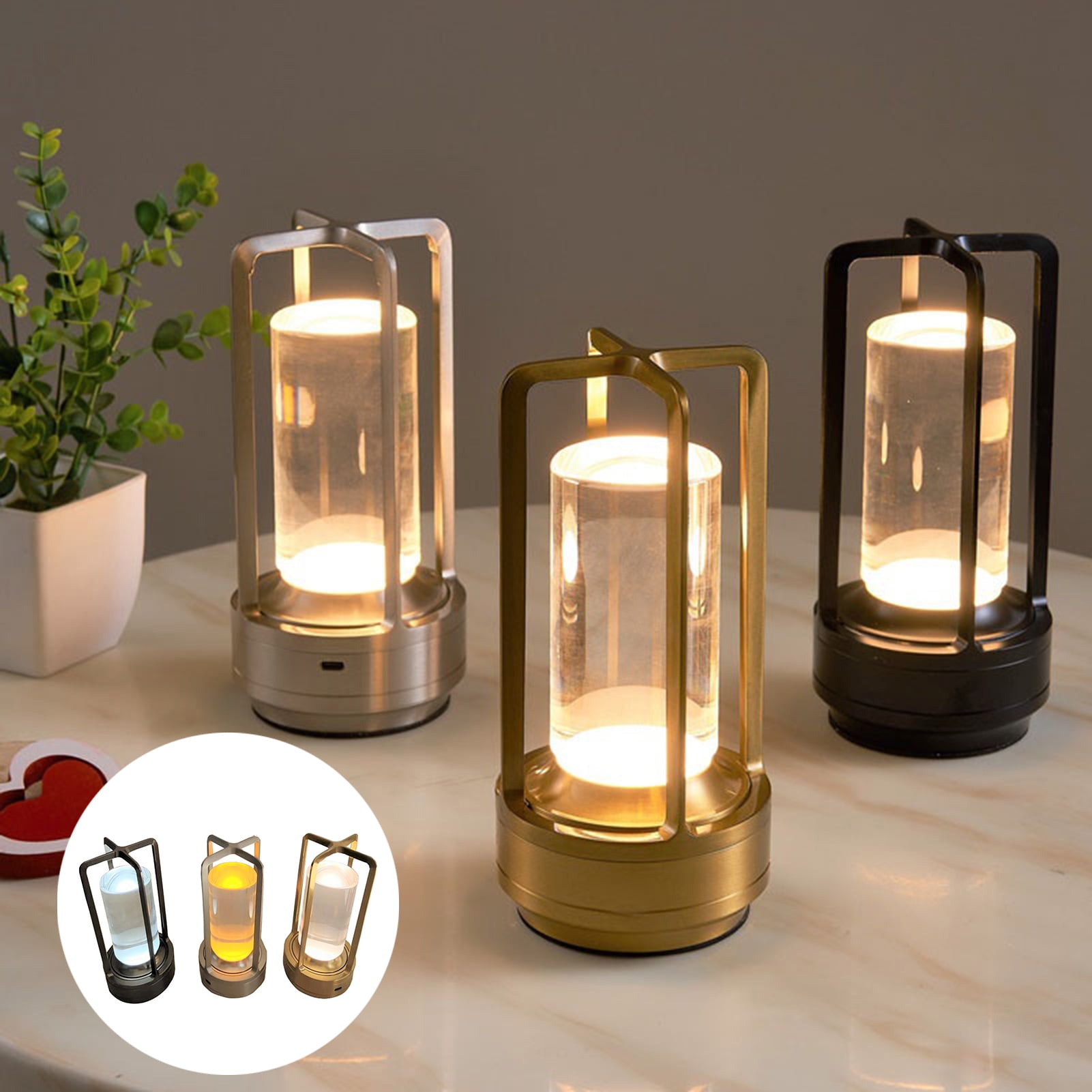 Sunjoy Tech LED Table Lamp Stepless Dimming Color Temperature ...