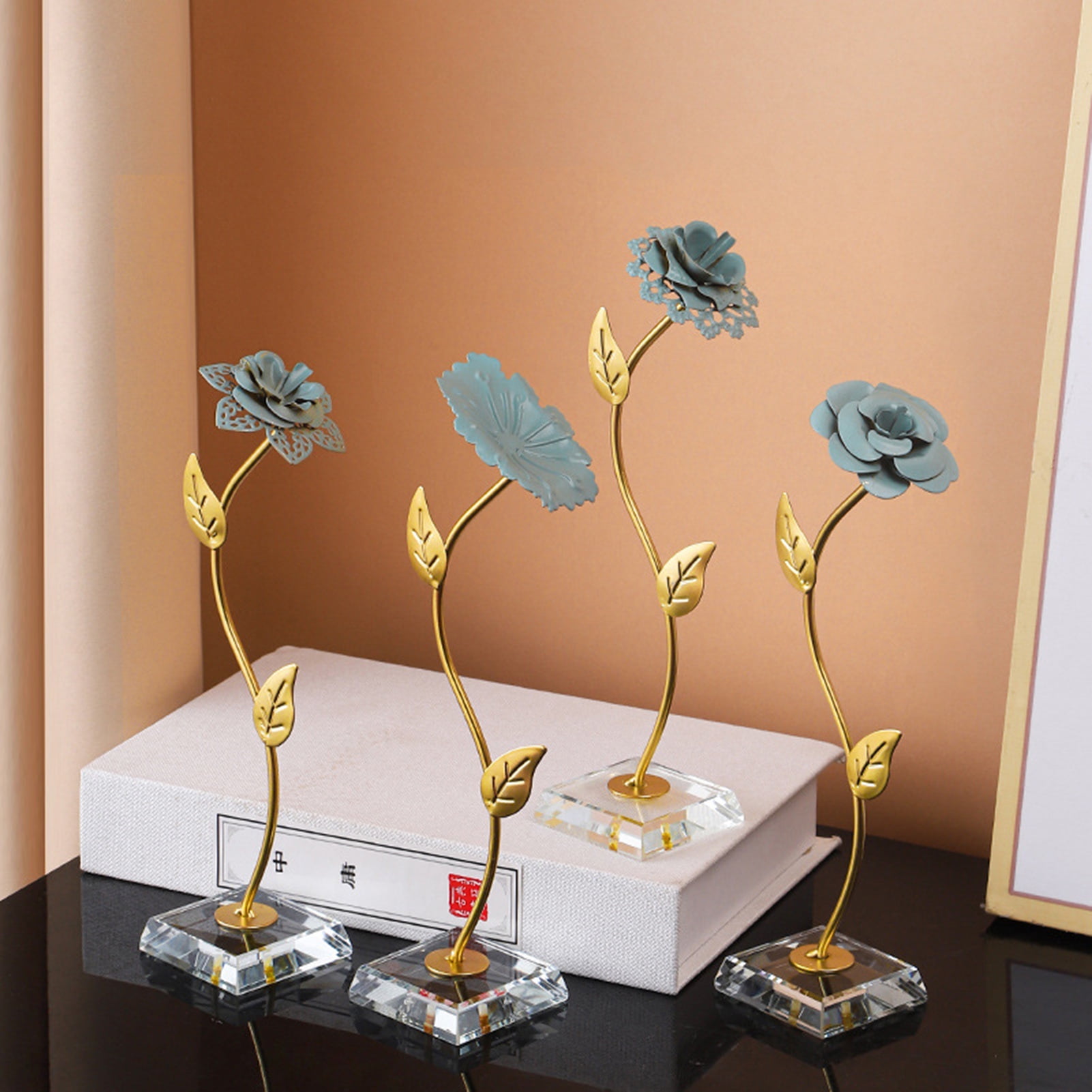 Sunjoy Tech Lotus Sculpture Chinese Style Vintage Realistic Vivid ...