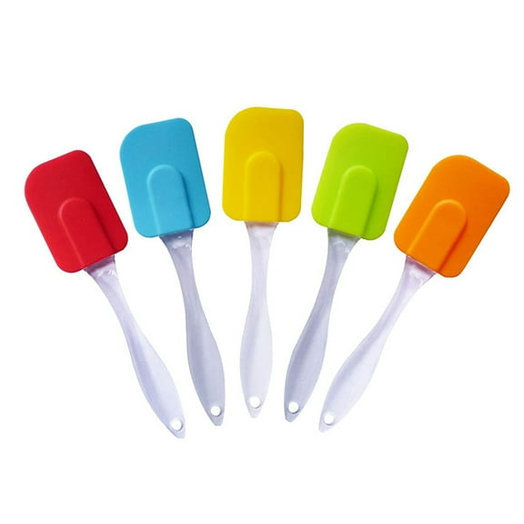 Under $10 Silicone Spatula Scraper, Orange Multi Purpose Kitchen ...