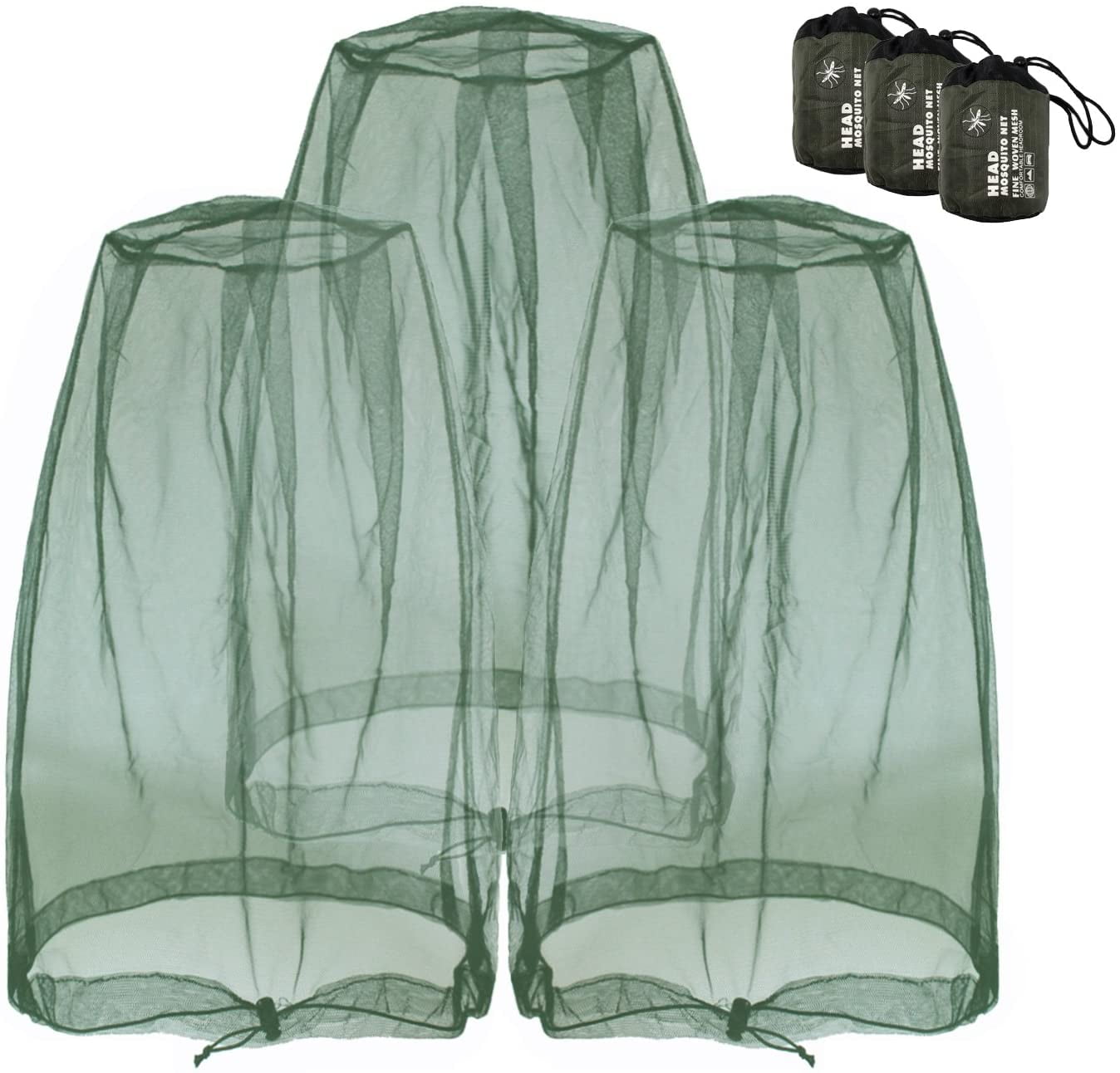 Sunjoy Tech Mosquito Head Net Mesh, Face Neck Fly Netting Hood from ...