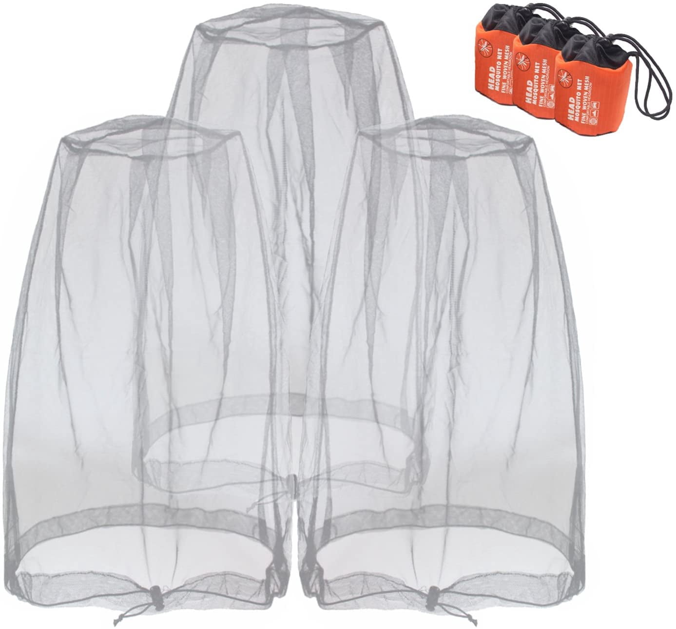 Sunjoy Tech Mosquito Head Net Mesh with Carry Bags - Walmart.com