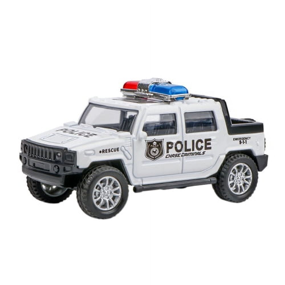 Sunjoy Tech Motorized Police Cruiser Kids Toy Cop Car Model Rush Rescue ...