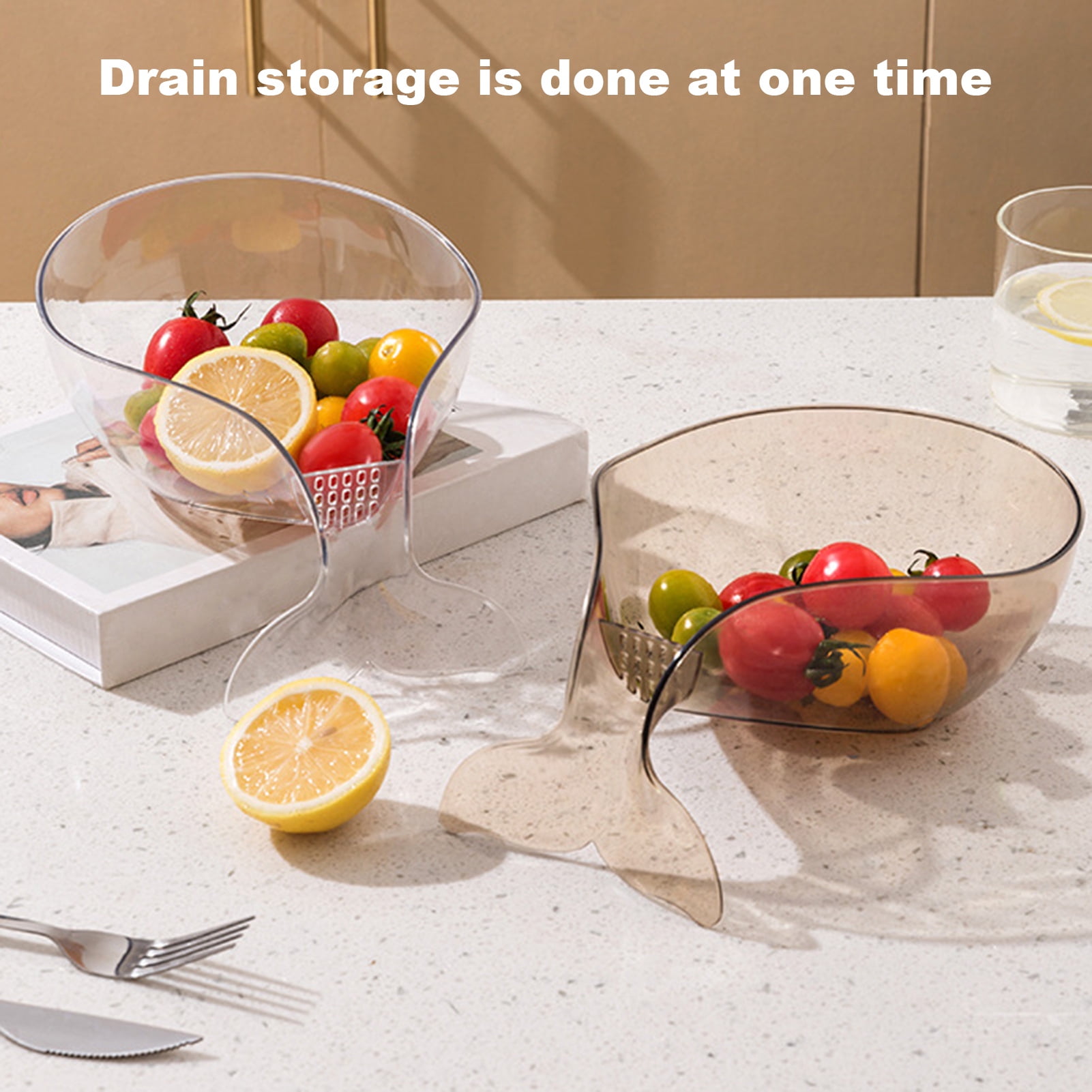 Sunjoy Tech Multifunction Drain Basket with Drainage Spout Removable ...