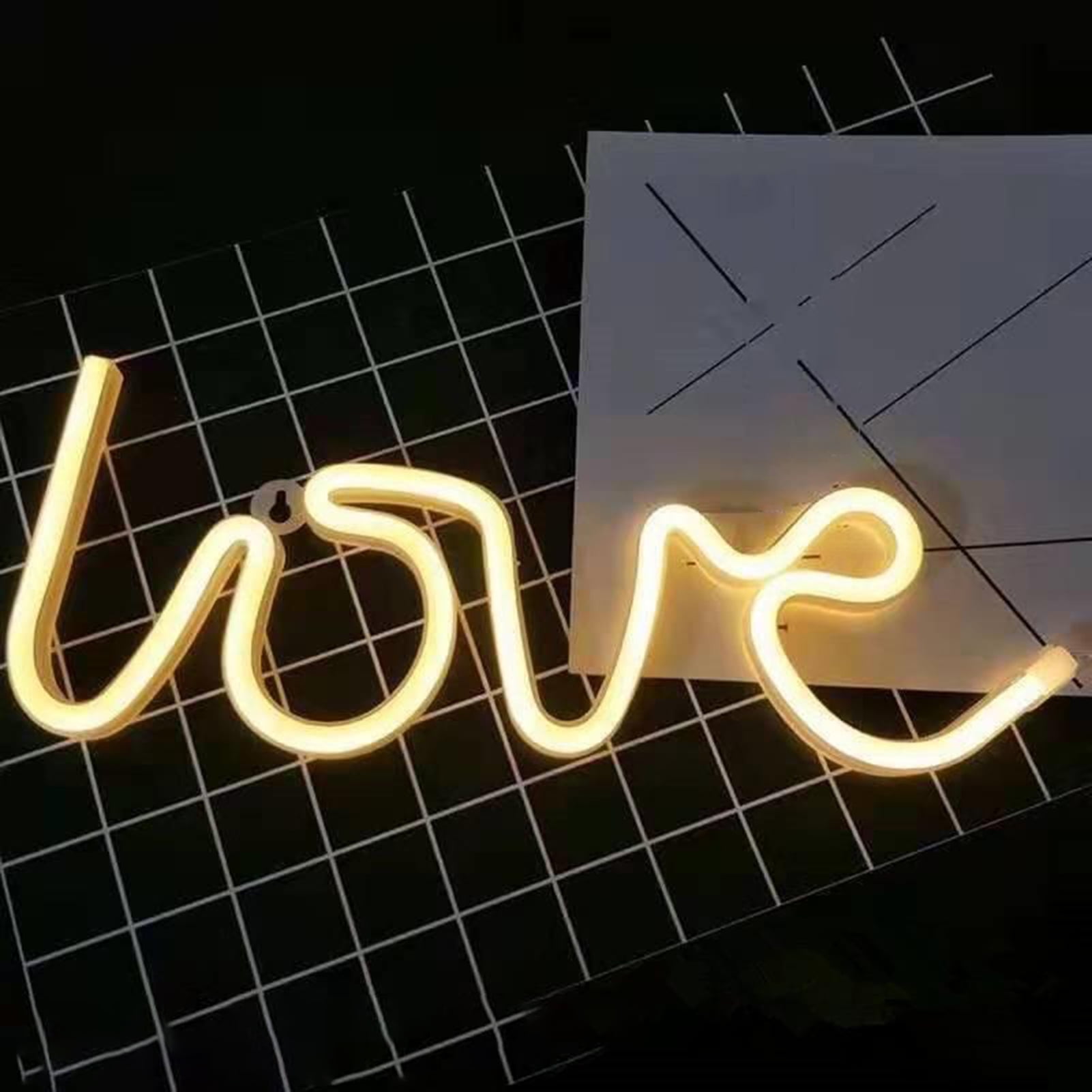 Sunjoy Tech Neon Light Love Shape Decoration LED Multi-purpose USB ...