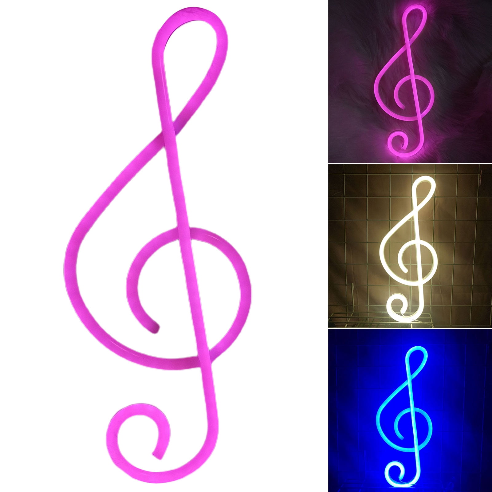 Sunjoy Tech Neon Sign Light Battery-operated Creative Shape Romantic 3D ...