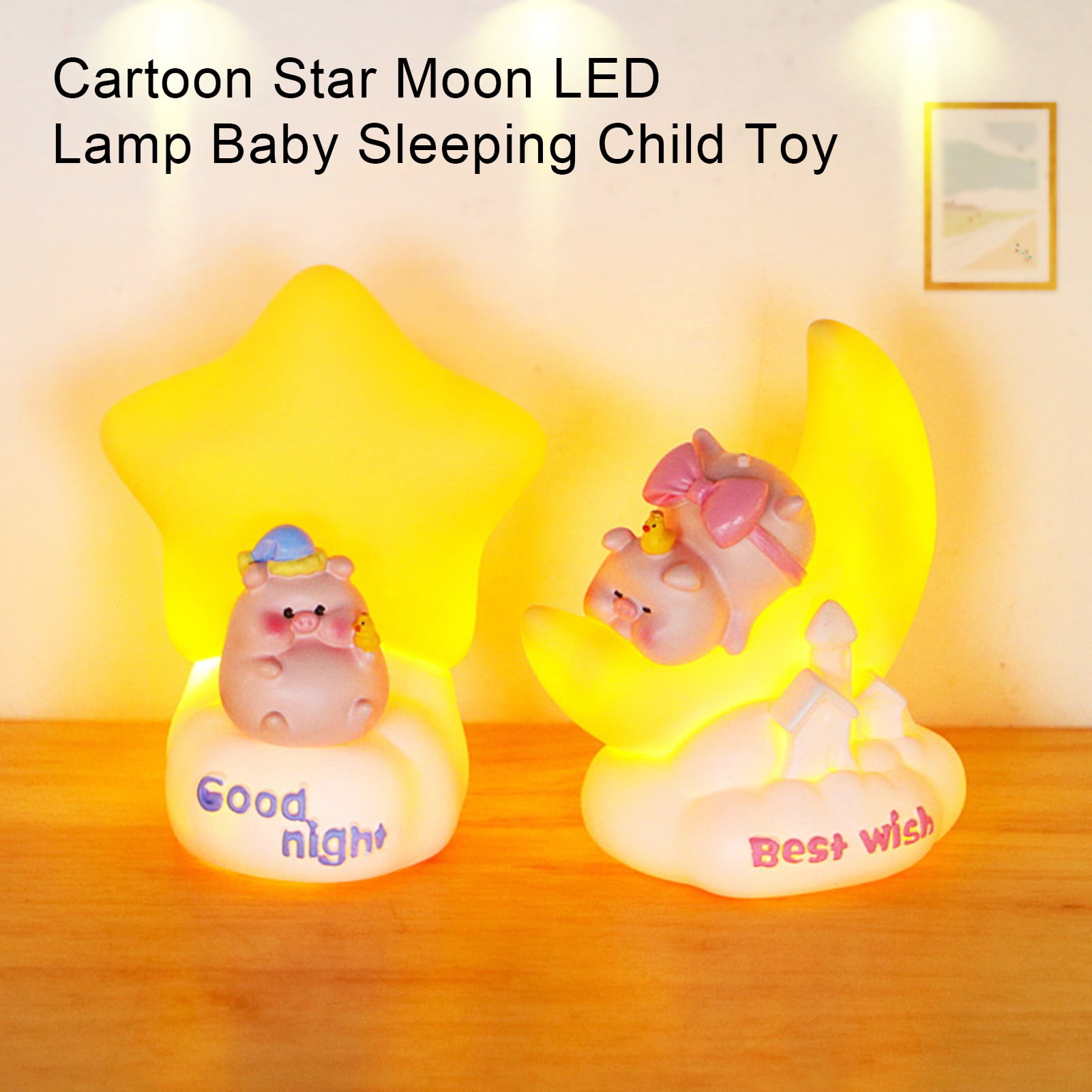 Sunjoy Tech Night Light Creative Shape Non Glaring Soft Lighting ...