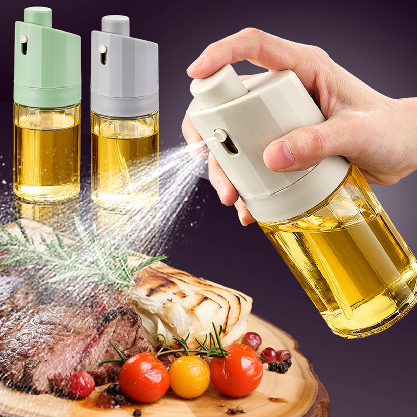 Sunjoy Tech Olive Oil Sprayer Mister 230ml Glass Bottle Kitchen Gadgets ...