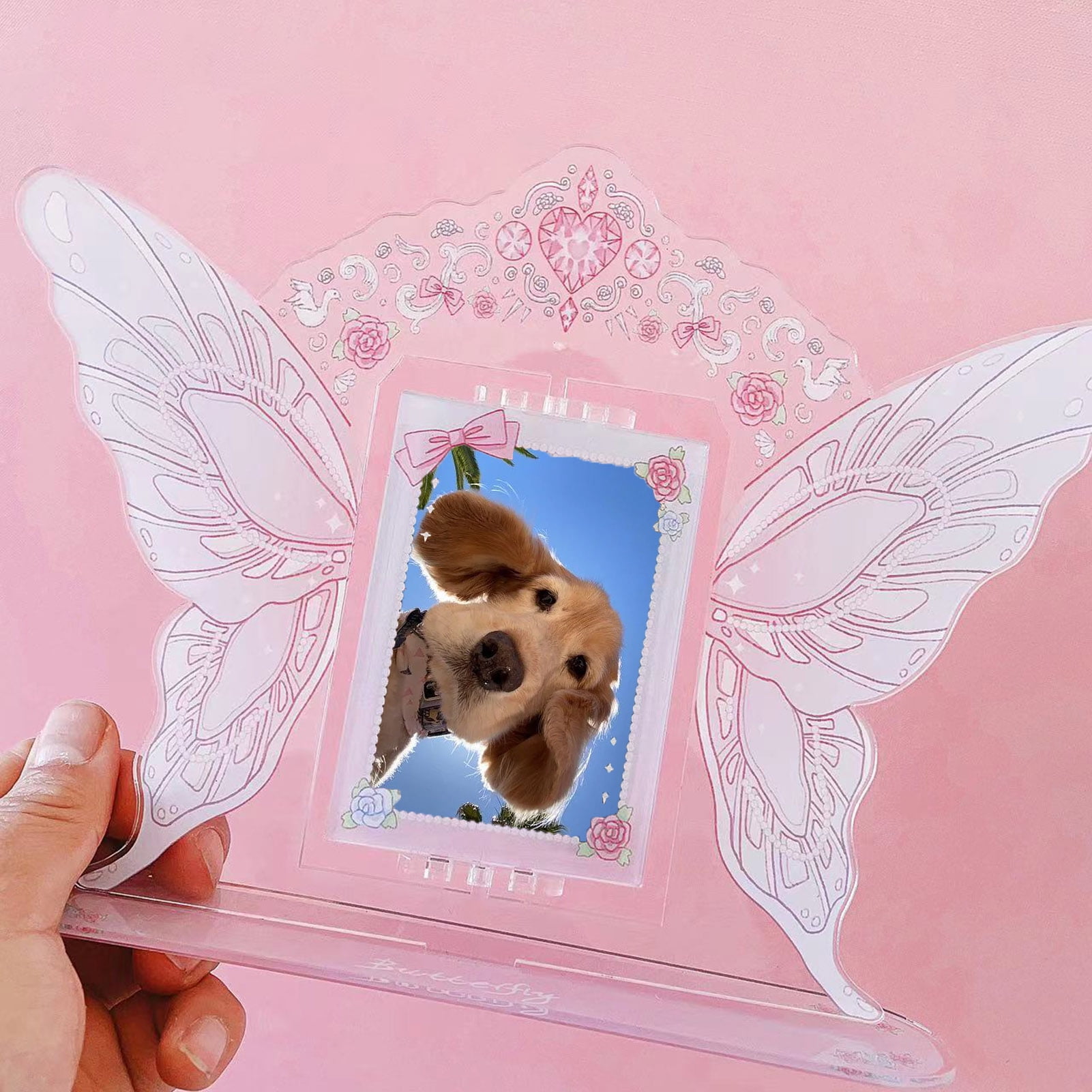 Sunjoy Tech Photo Frame Creative Shape Rotatable High Strength Bright ...