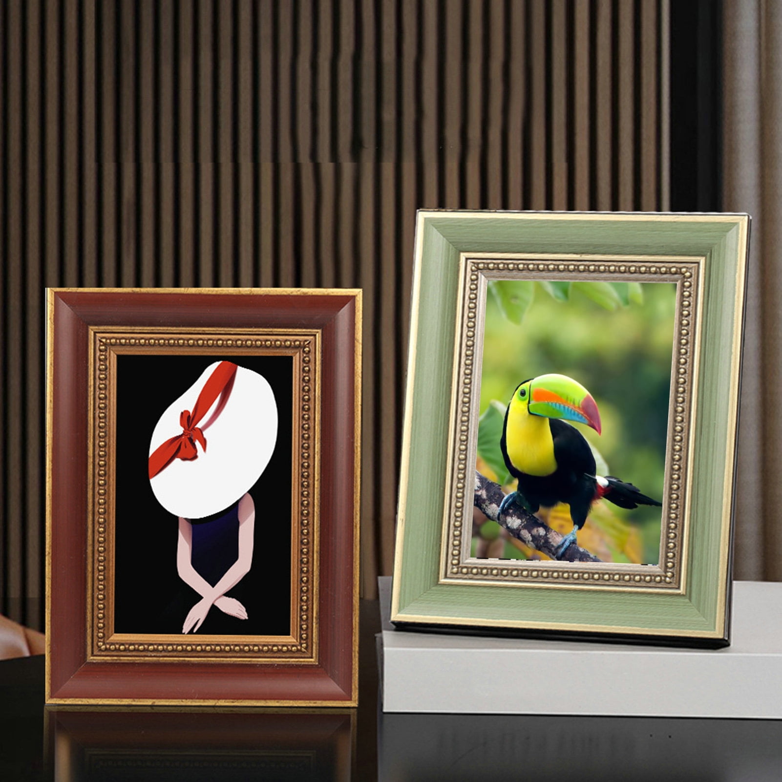 Sunjoy Tech Picture Frame Retro European Style Wall-mounted Oblong ...