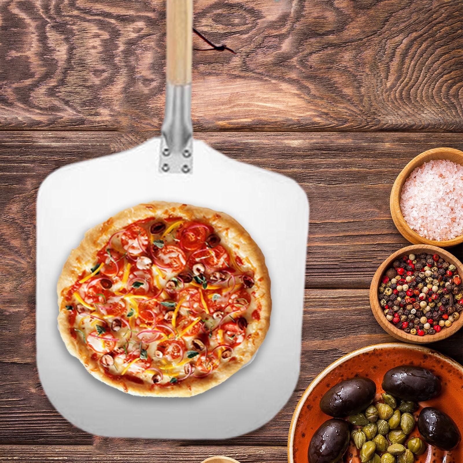 Sunjoy Tech Pizza Shovel 12 Inch Pizza Food Grade Foldable Heat ...