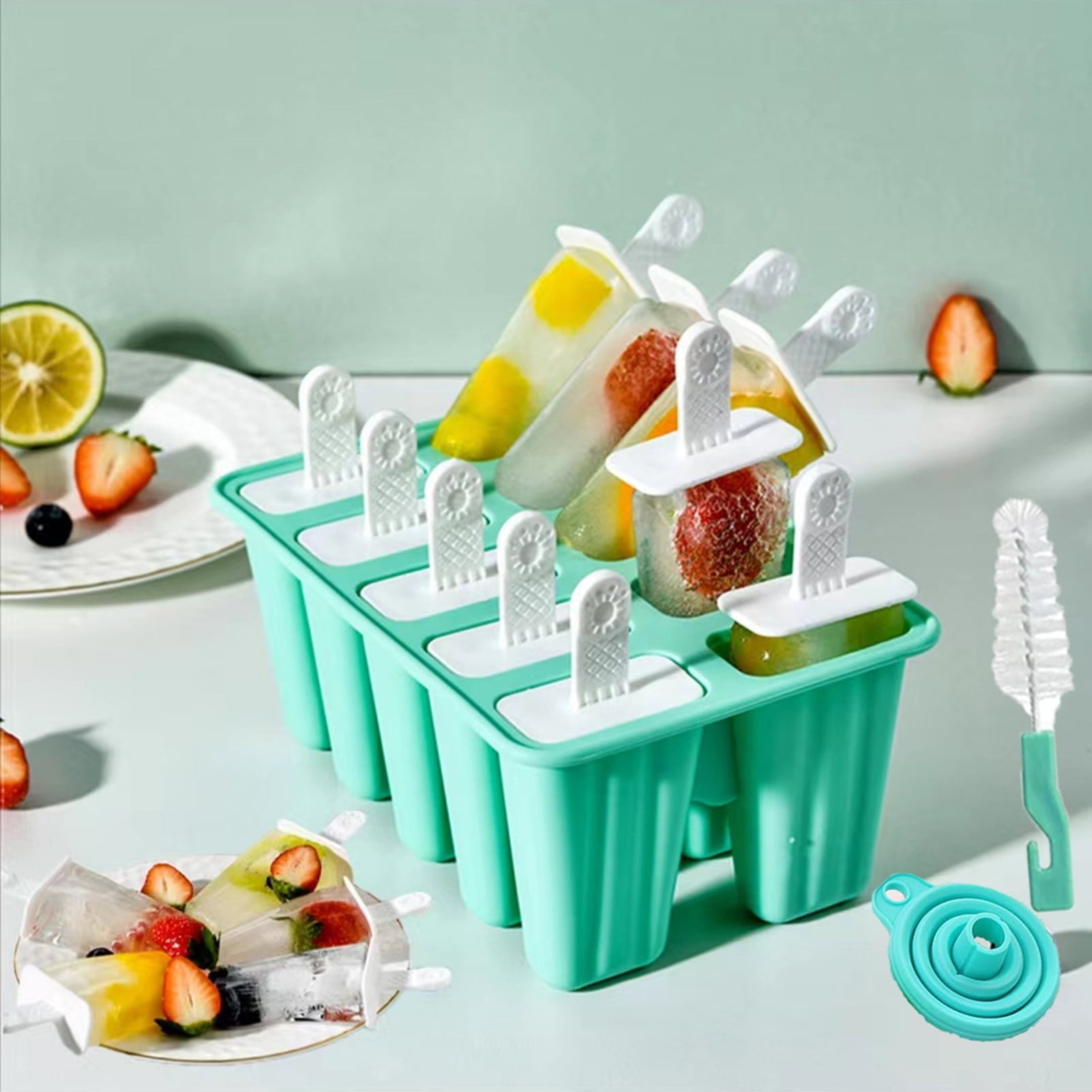 Sunjoy Tech Popsicle Mold 6/10 Compartments Leakproof Food Grade ...