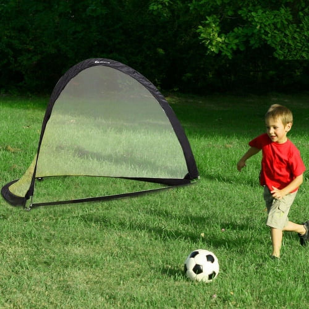 Sunjoy Tech Popup Soccer Net Door, Soccer Goal for Kid Easy-up Portable ...