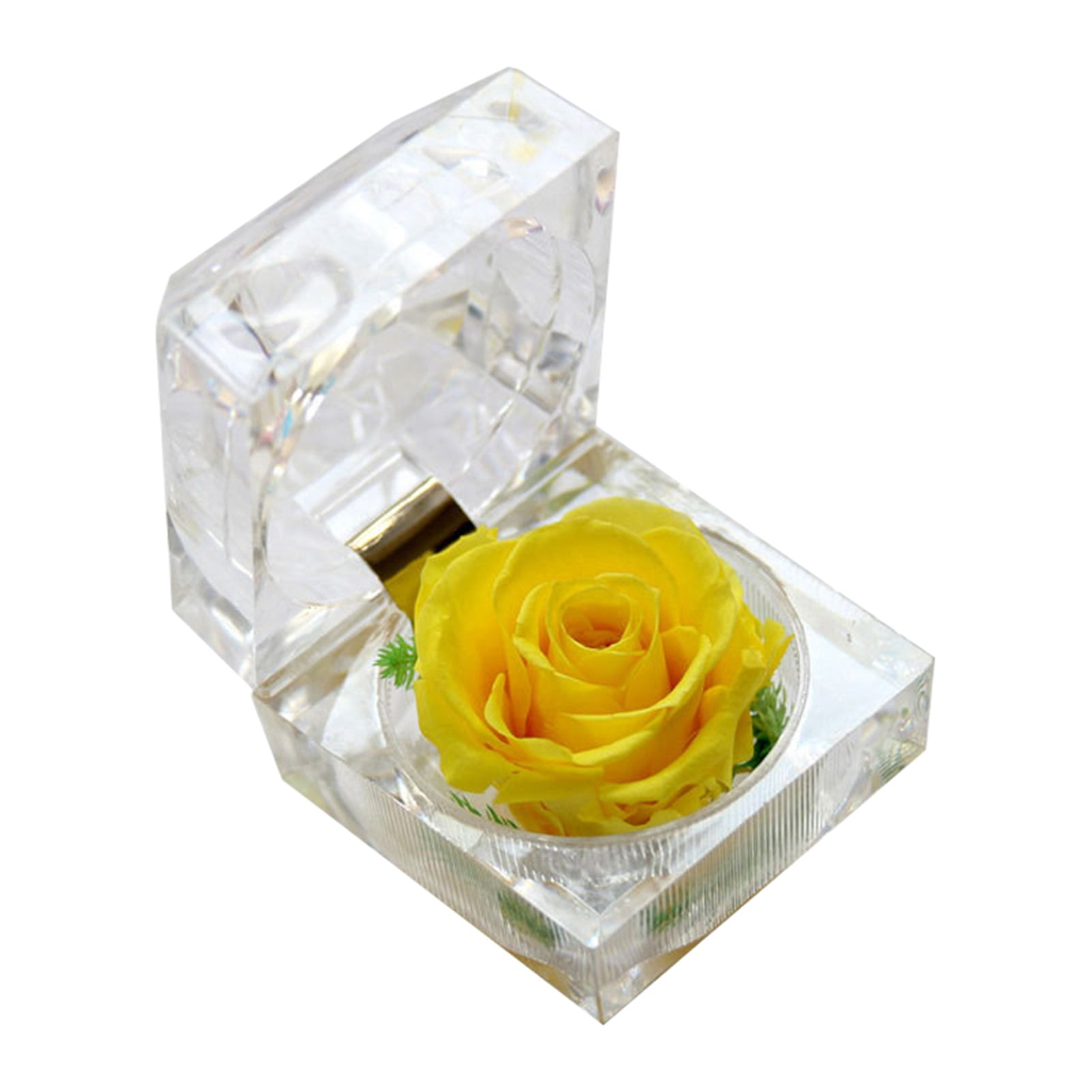 Sunjoy Tech Romantic Ring Box Handmade Plastic Nice-looking Forever ...