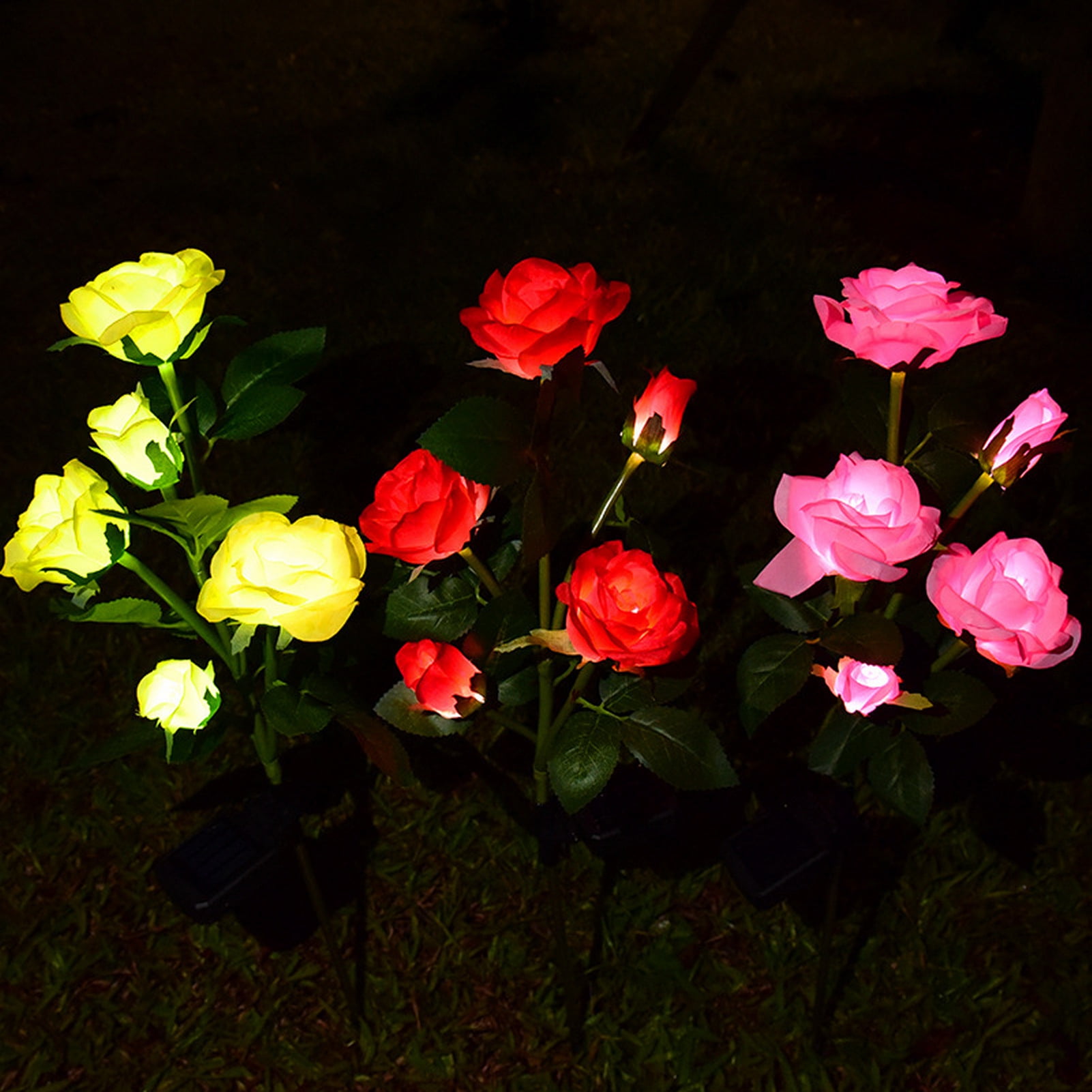 Sunjoy Tech Rose Flower Lamp Realistic Looking High Brightness IP65 ...