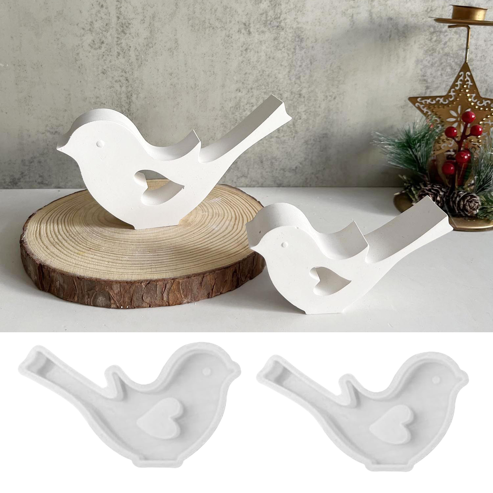 Sunjoy Tech Silicone Bird Mould for Casting Washable Silicone Resin ...