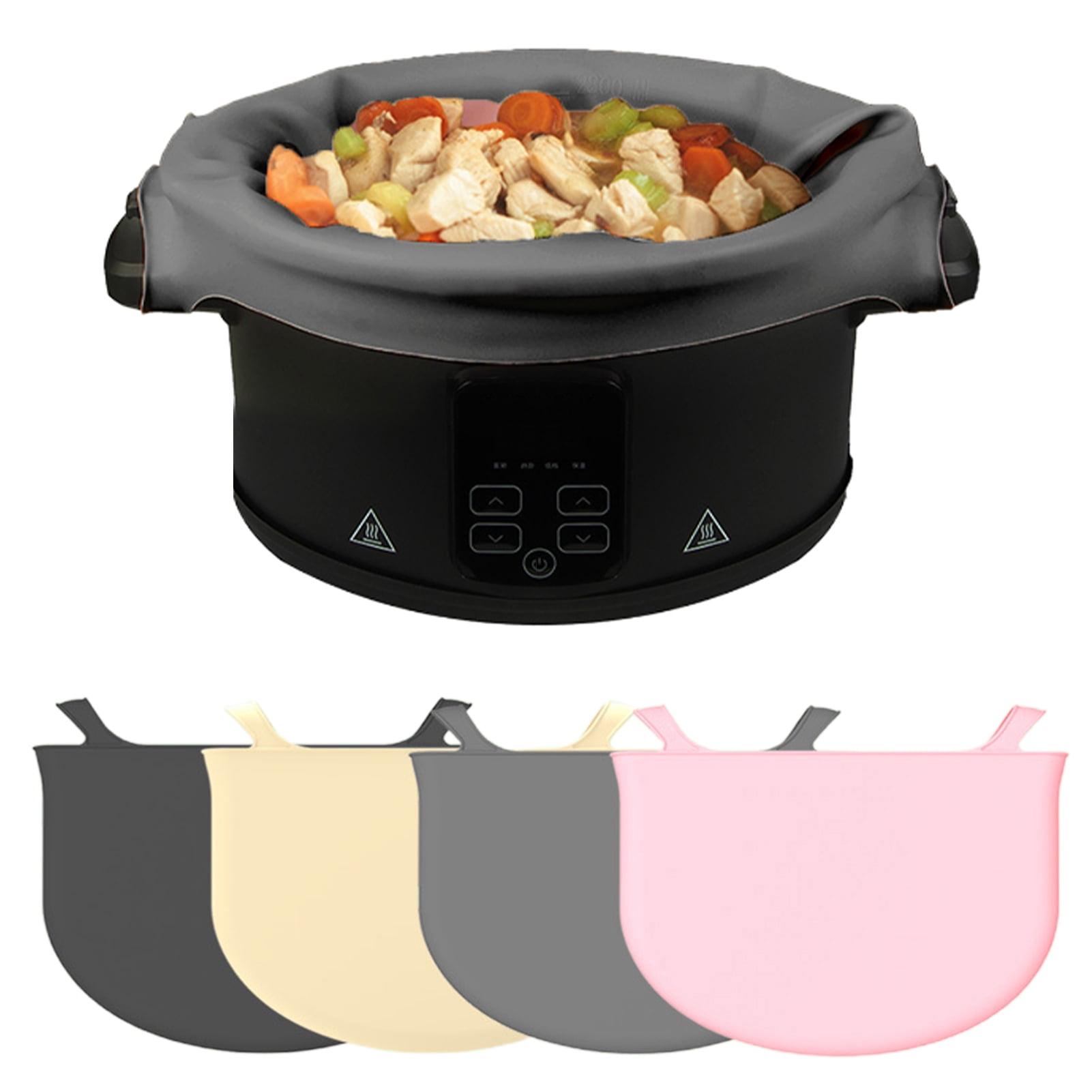 Sunjoy Tech Slow Cooker Liner with Handle Food Grade BPA Free Heat ...