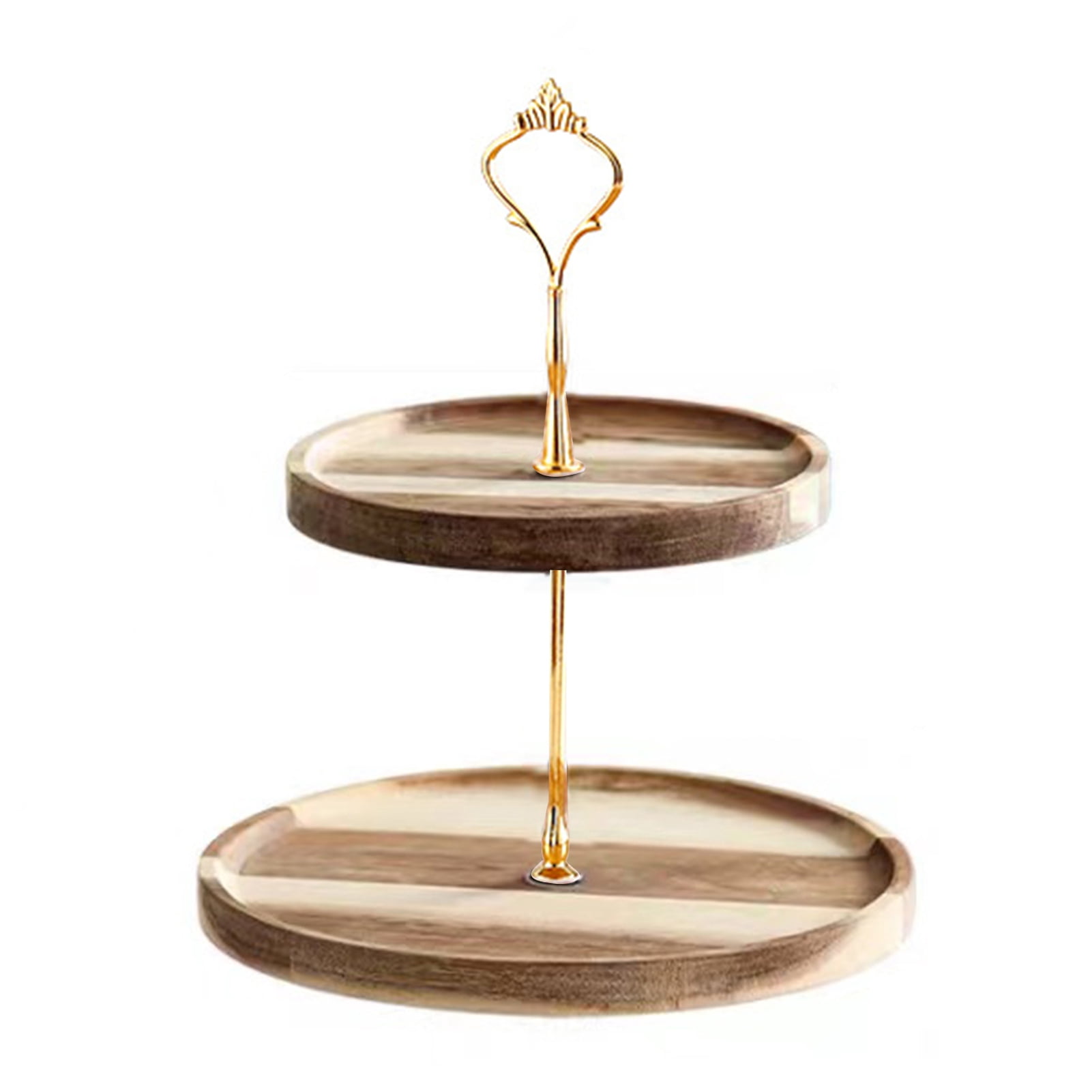 Sunjoy Tech Snack Plate with Handle Removable Wooden Double/ Triple ...