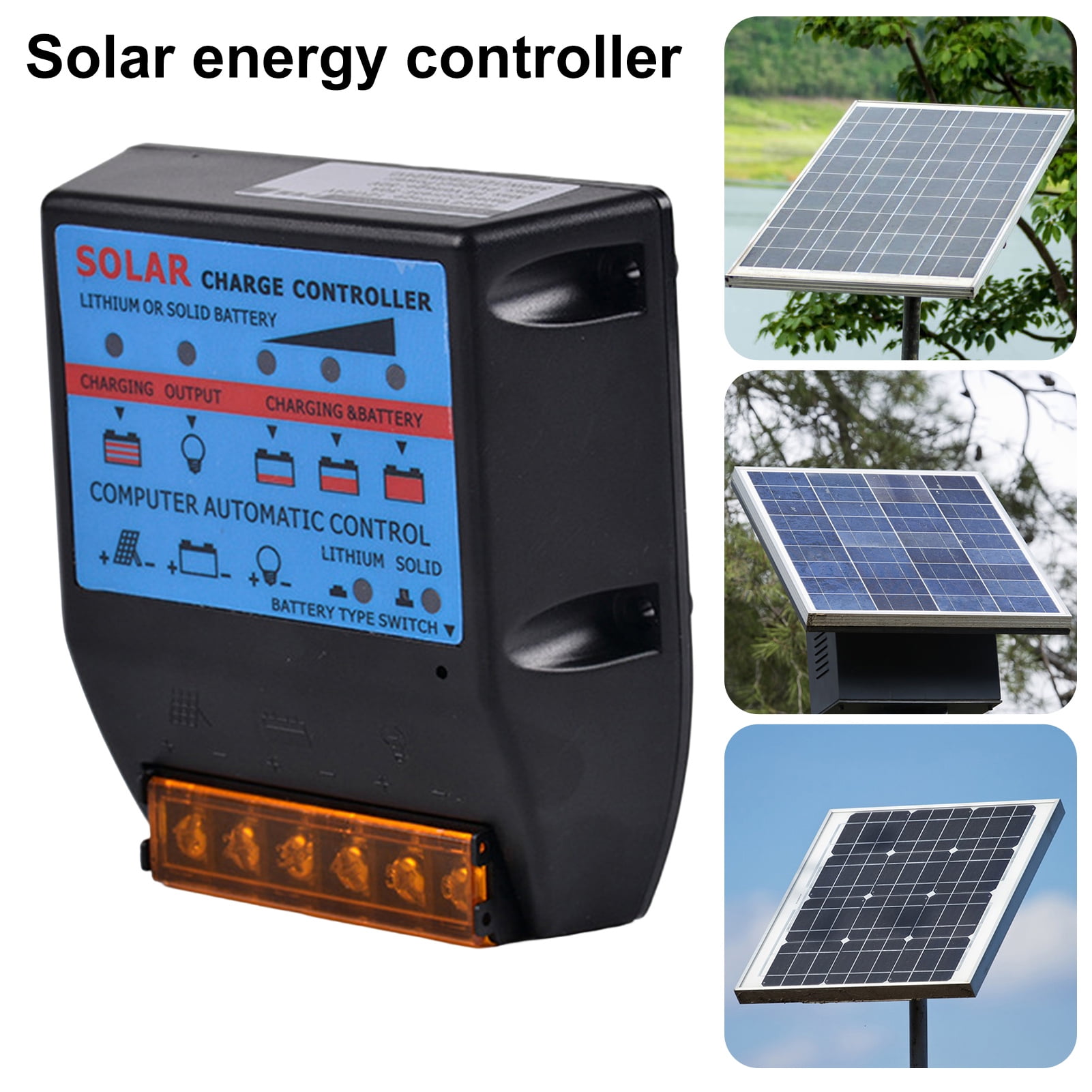Sunjoy Tech Solar Charge Controller High Efficient Short circuit Plug ...