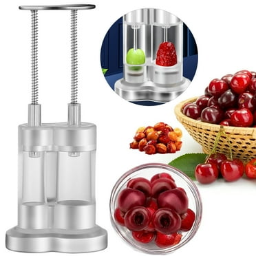 Kitchen Gadget Stainless Steel Zigzag Blades Cherry Pitter - 6 Cherries ...