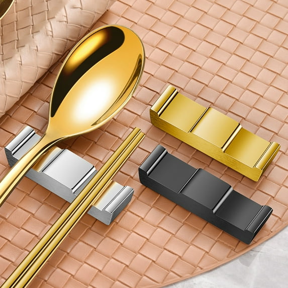 Sunjoy Tech Stainless Steel Chopstick Rest Food-Grade Knife Rest Easy ...