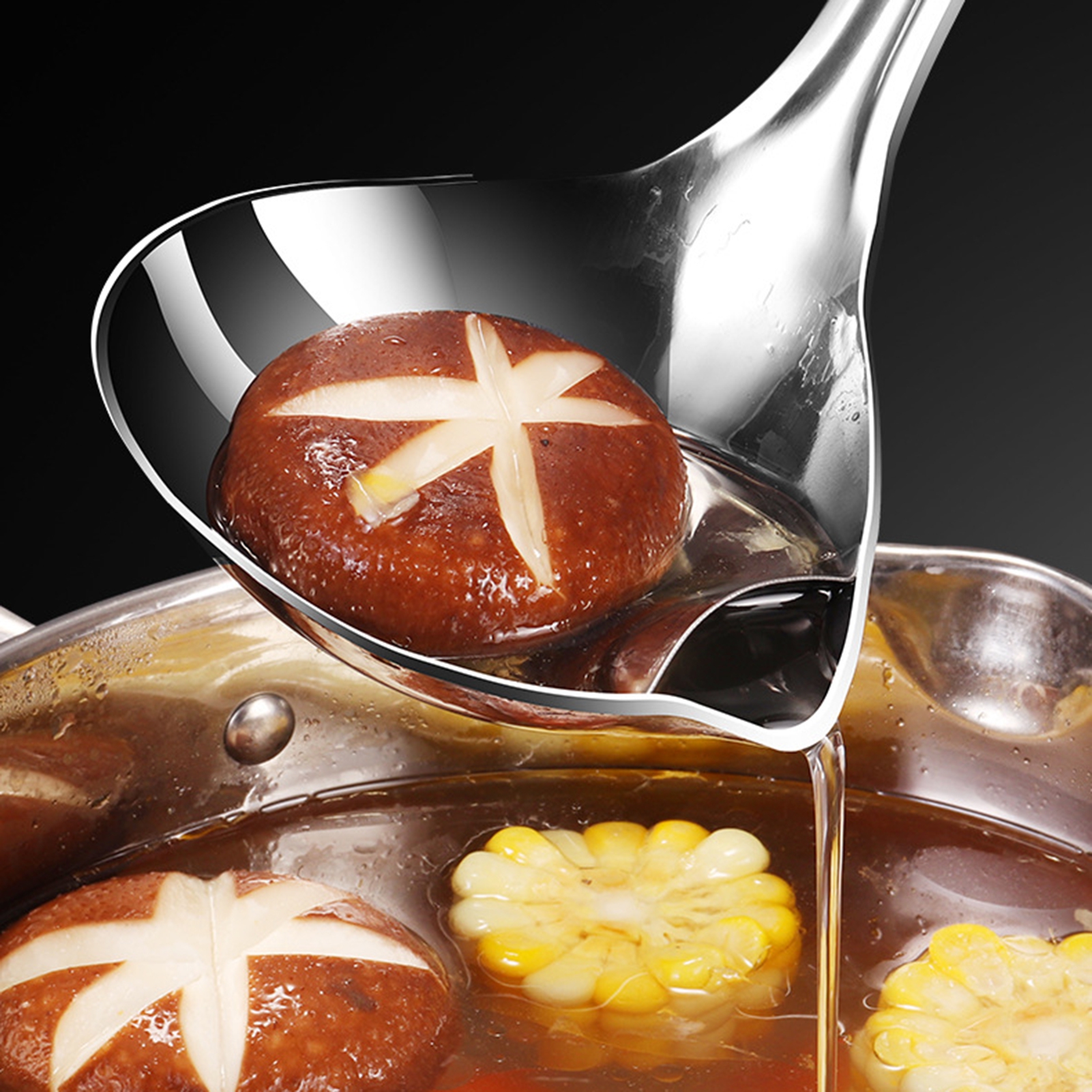 Sunjoy Tech Stainless Steel Oil Separator Soup Ladle Gravy Fat ...