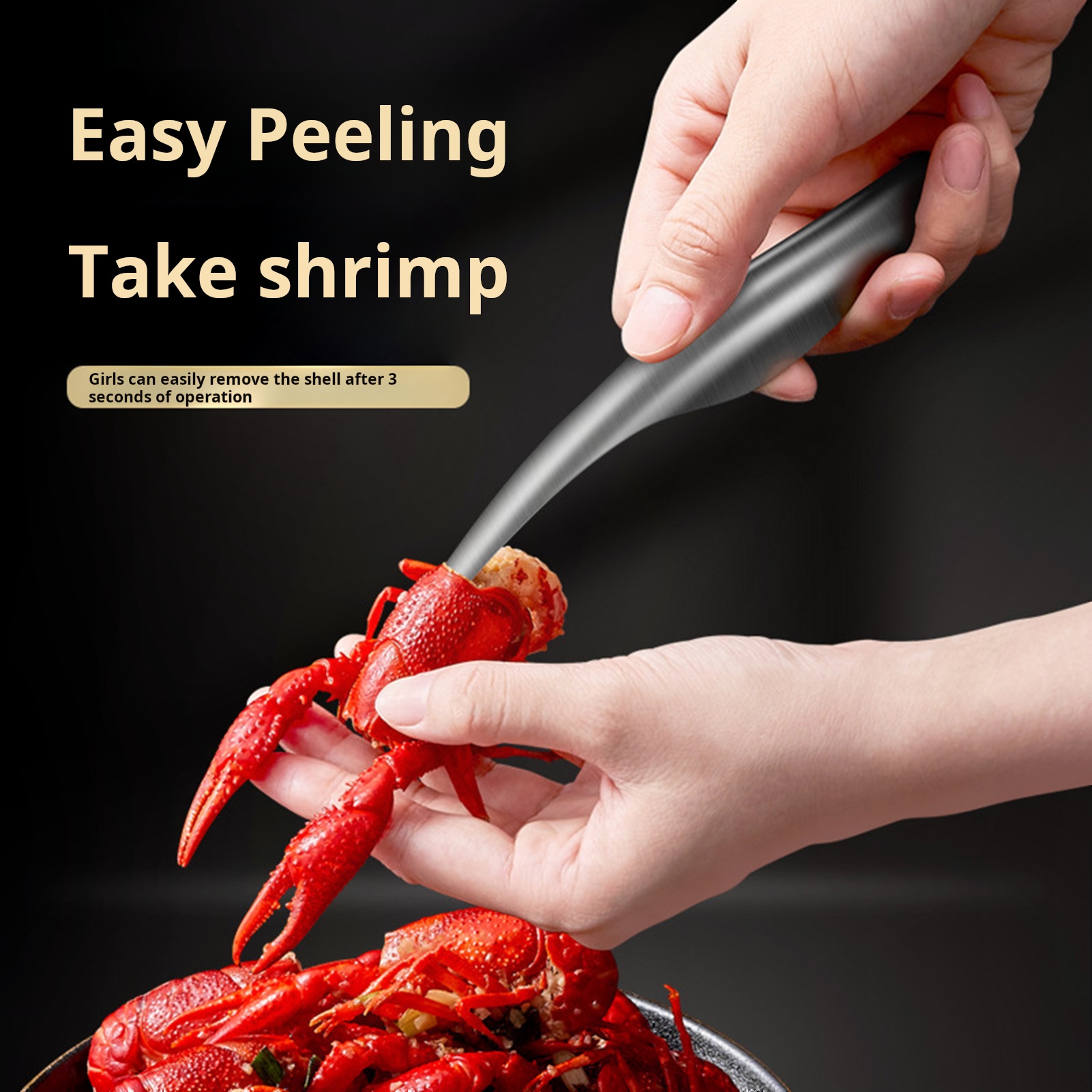 Sunjoy Tech Stainless Steel Shrimp Peeler Crayfish Sheller Kitchen Tool ...
