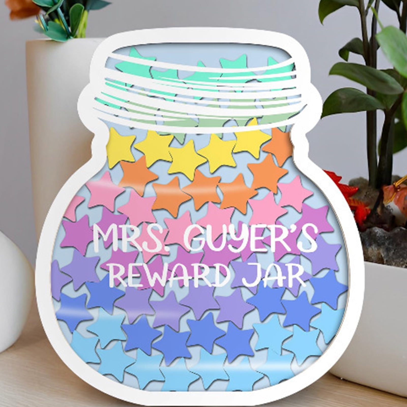 Sunjoy Tech Stars Magnetic Reward Jar with Base Star Fruit Animal ...
