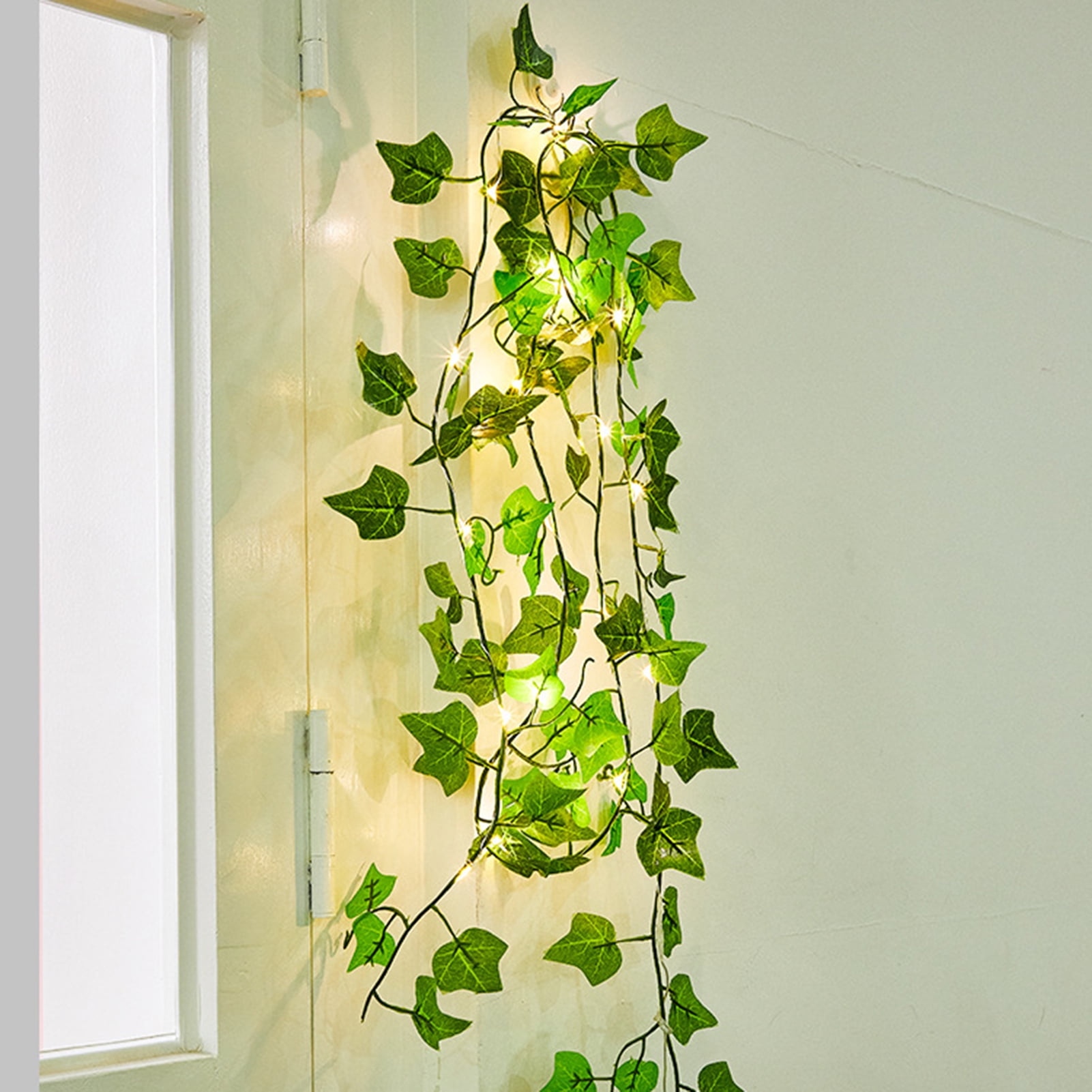 Sunjoy Tech String Light Faux Leaves Shape Decorating Improve Ambience ...