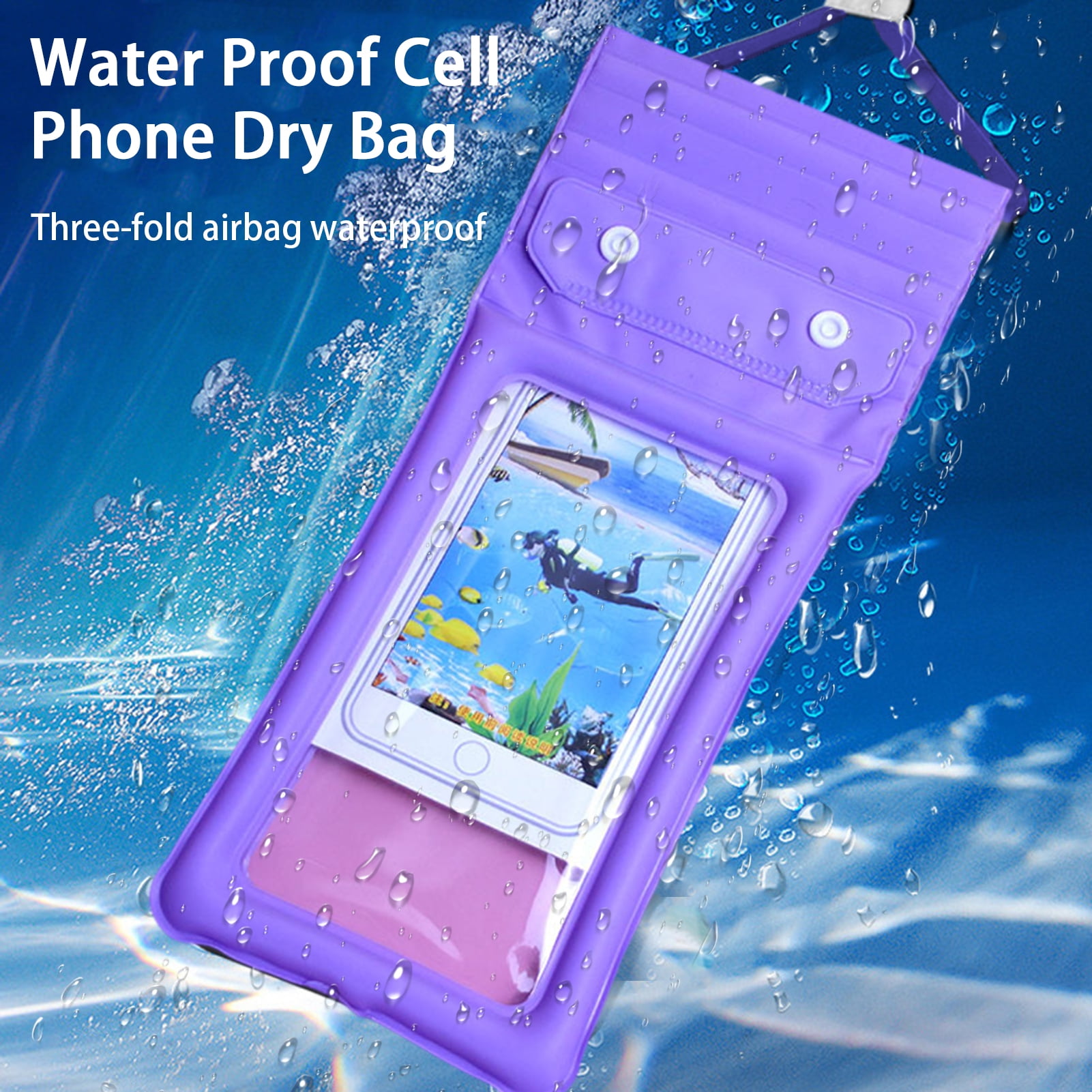 Sunjoy Tech Swimming Waterproof Phone Bag with Lanyard High ...