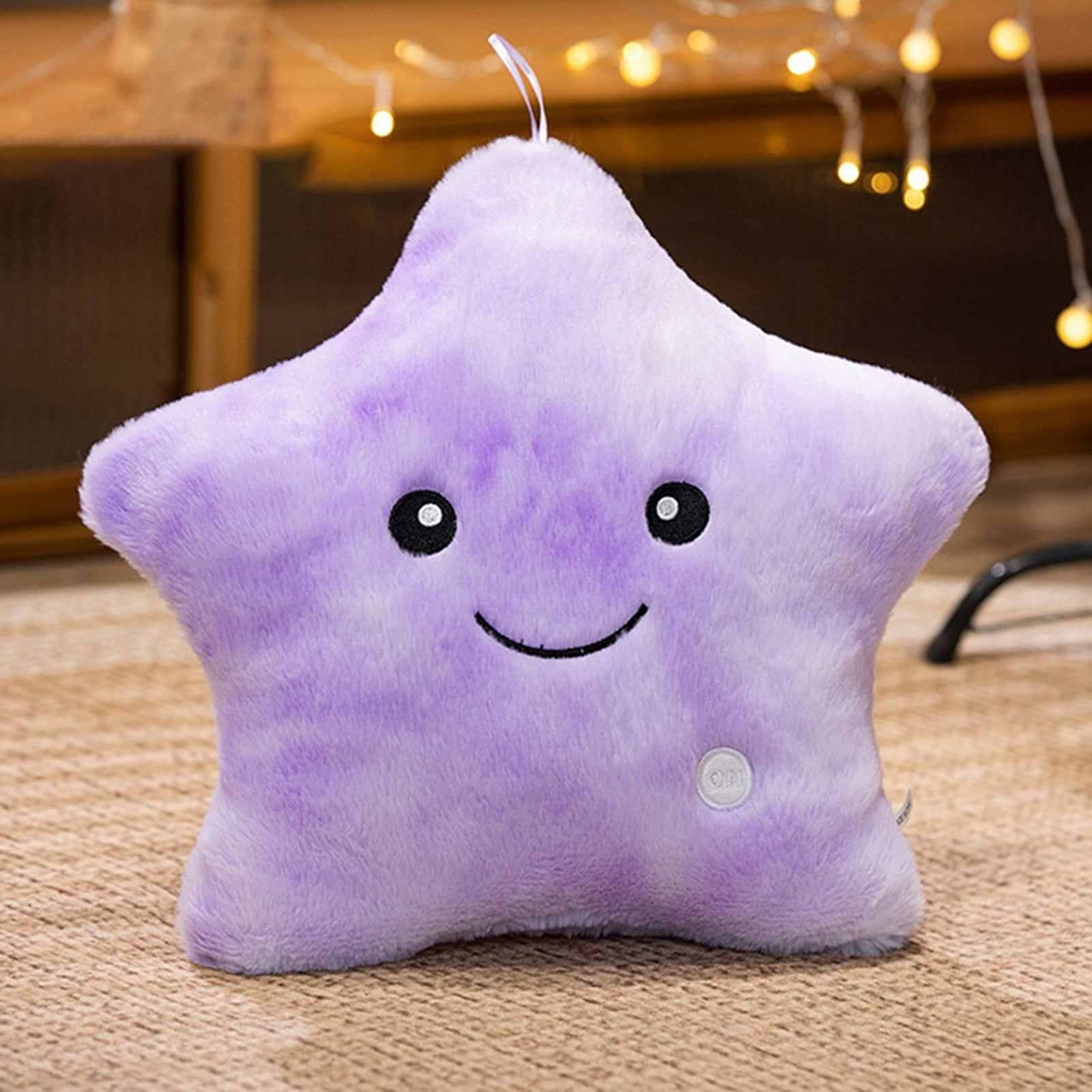 Sunjoy Tech Twinkle Star Pillow Stuffed Star LED Light Up Cushion ...