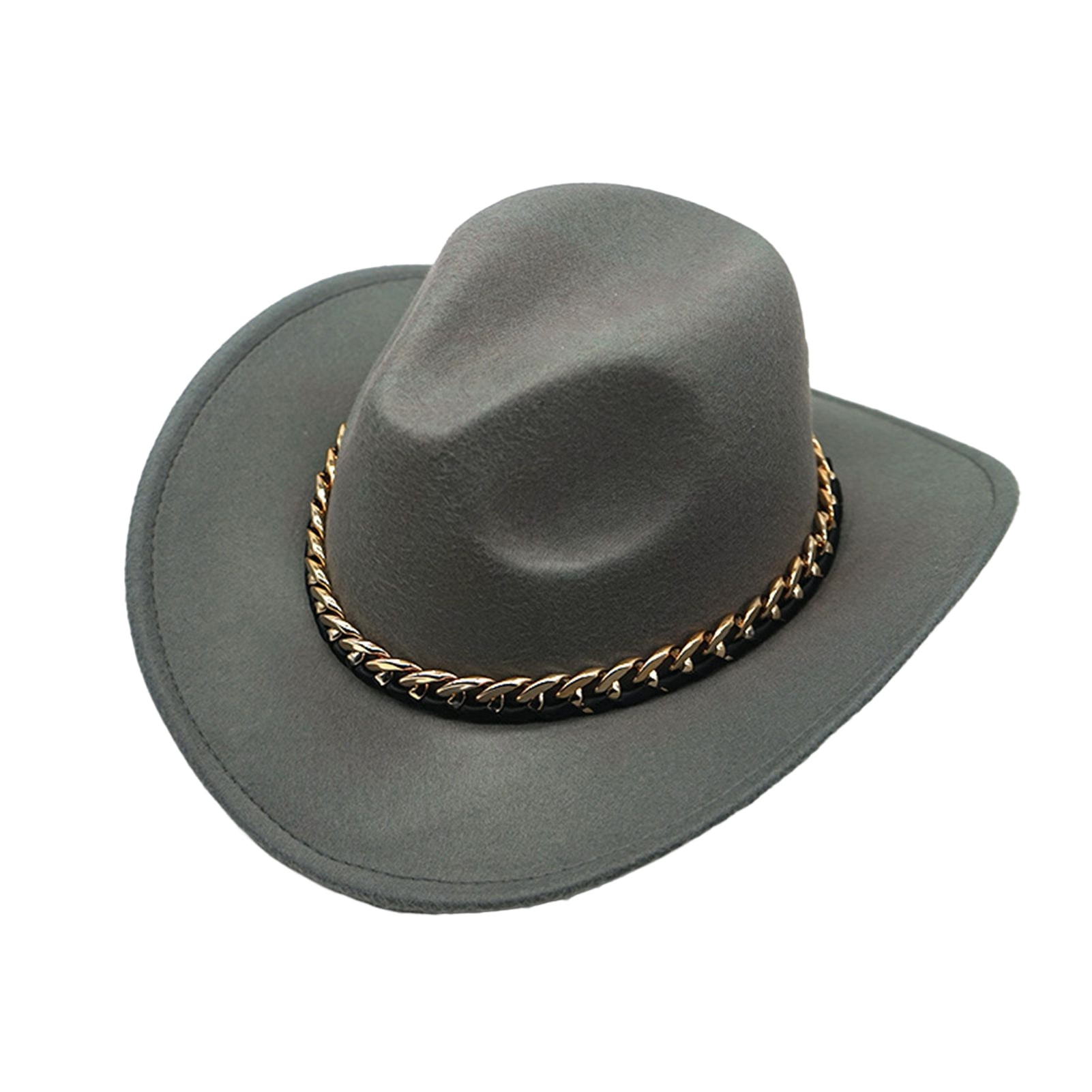 Sunjoy Tech Unisex Vintage Wide Brim Warm Hat Western Cowboy Hat ...