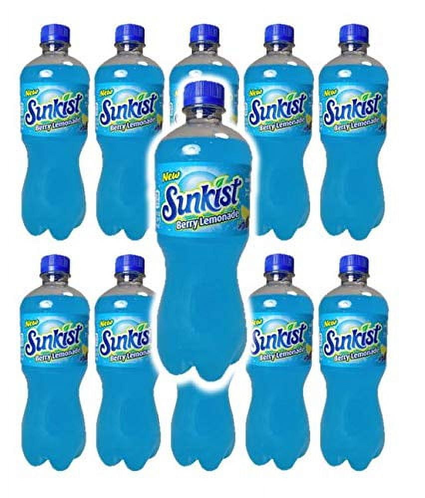 Sunkist Berry Lemonade 20oz (Pack of 10, total of 200 fl oz) - Walmart.com