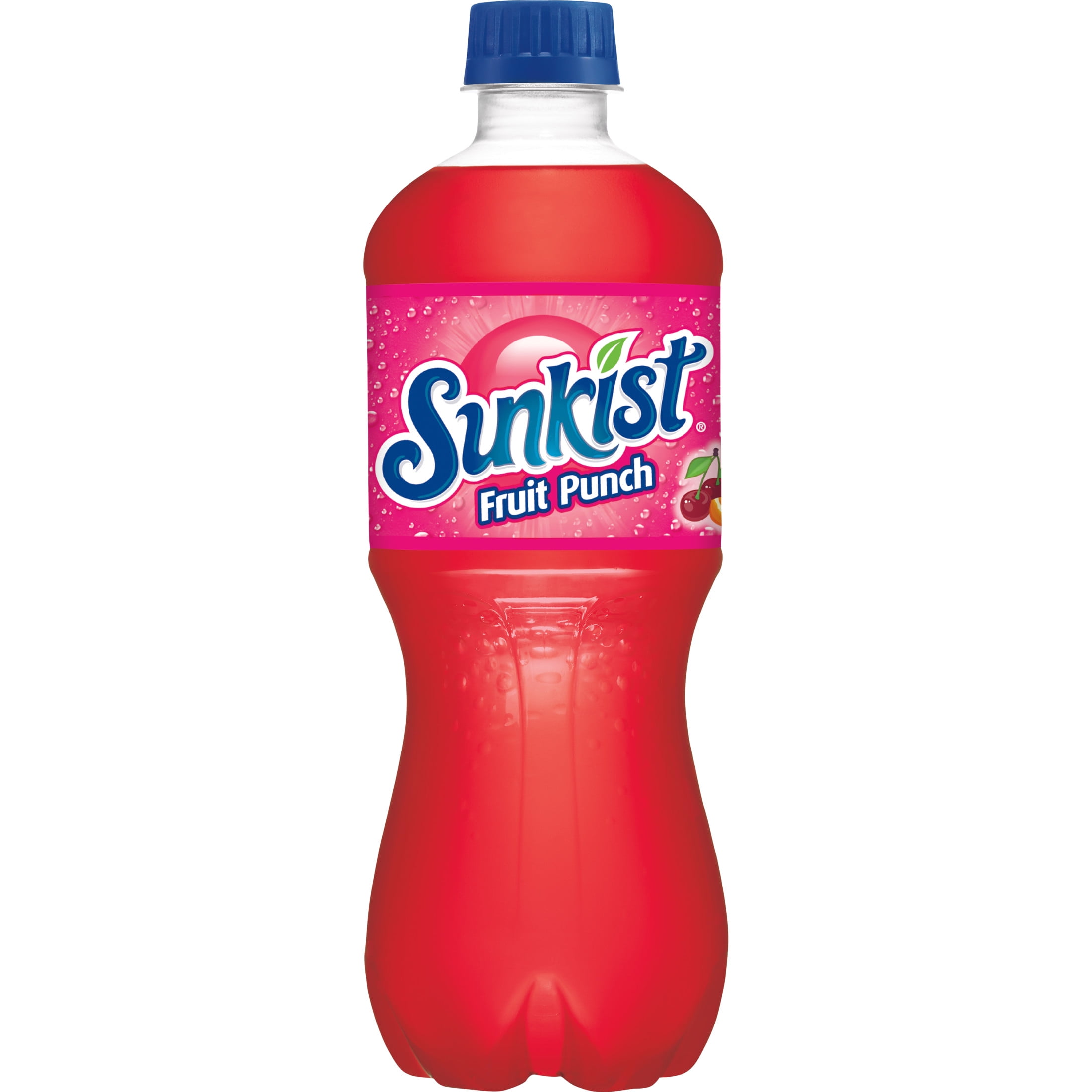 Sunkist Caffeine Free Fruit Punch Soda, 20 fl oz for Breakroom ...