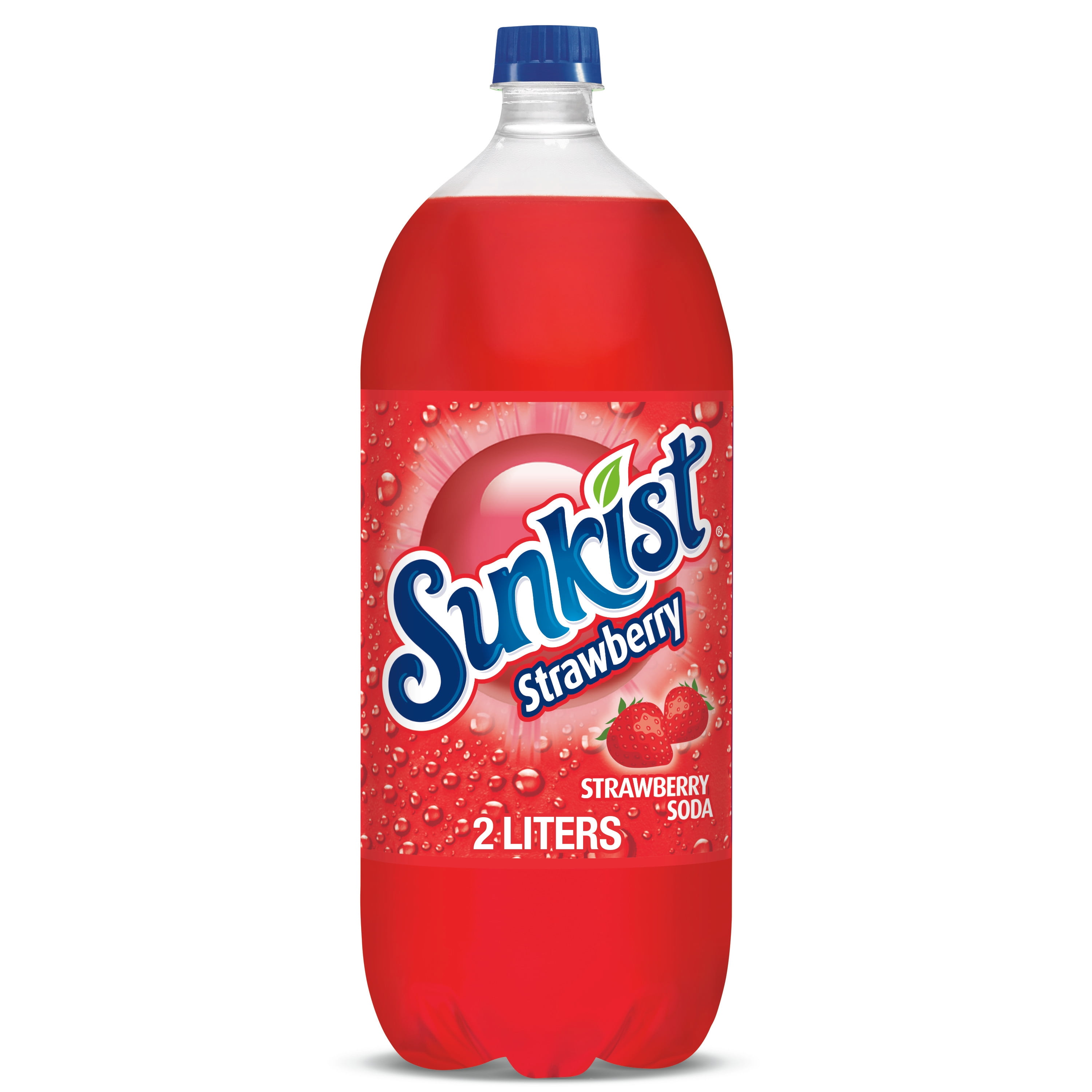 Sunkist Caffeine Free Strawberry Soda Pop, 2 L, Bottle - Walmart.com