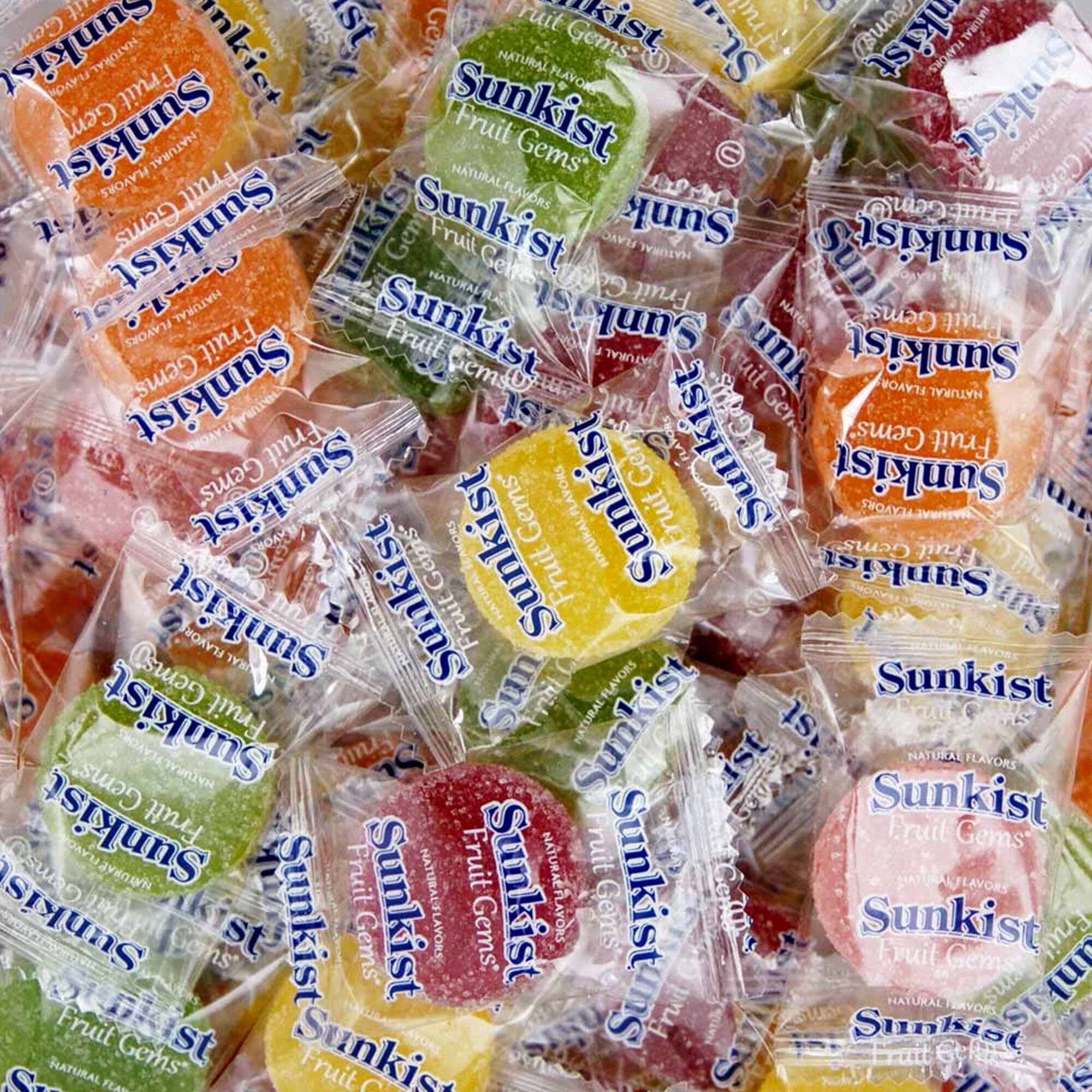 The Nile Sweets, Sunkist Fruit Gems Bulk 2lb Bag, Jelly Candy, Chewy ...