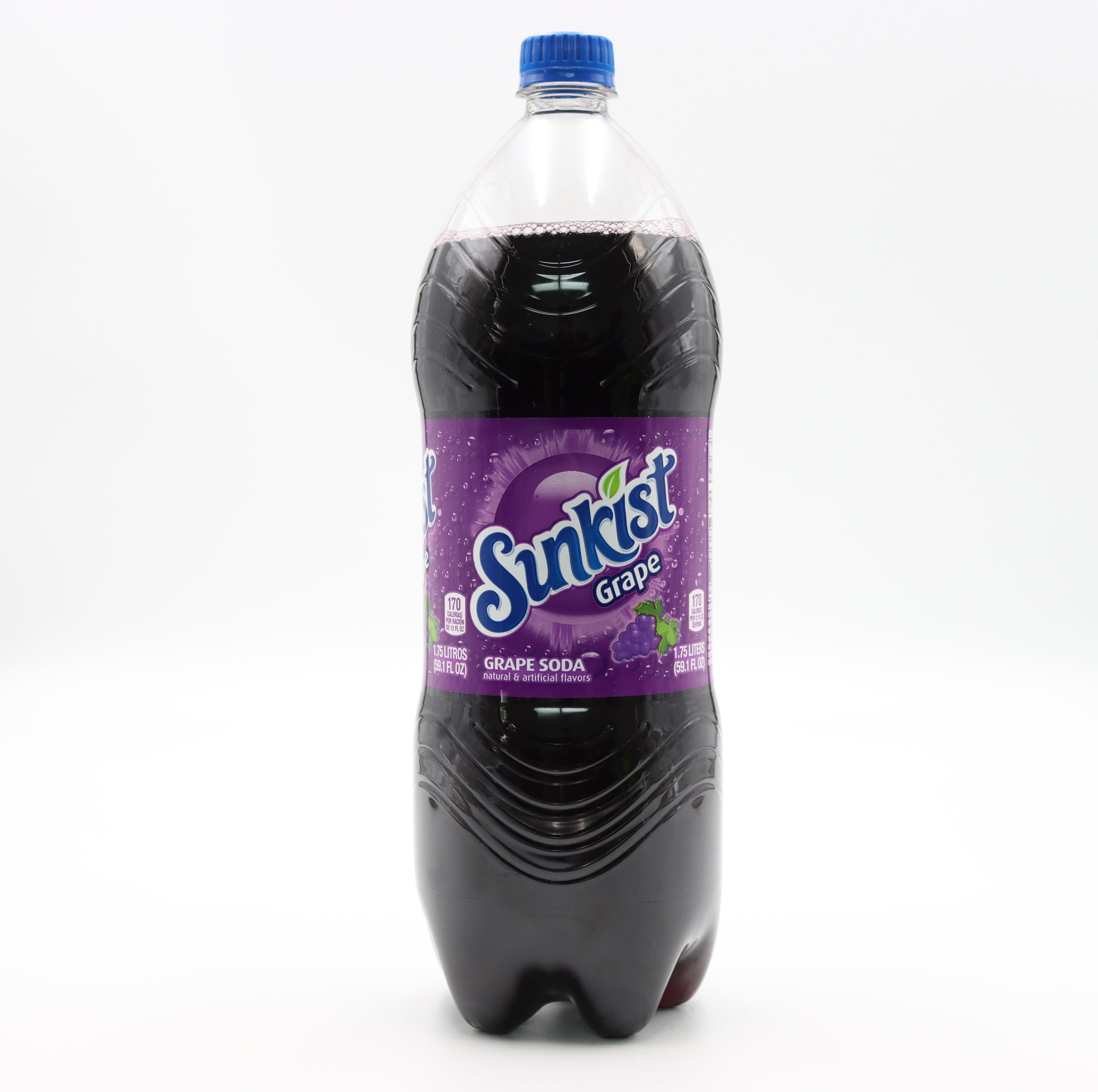 Sunkist Grape 1.75 Lt Bottle, Soft Drink, Allergens Free - Walmart.com