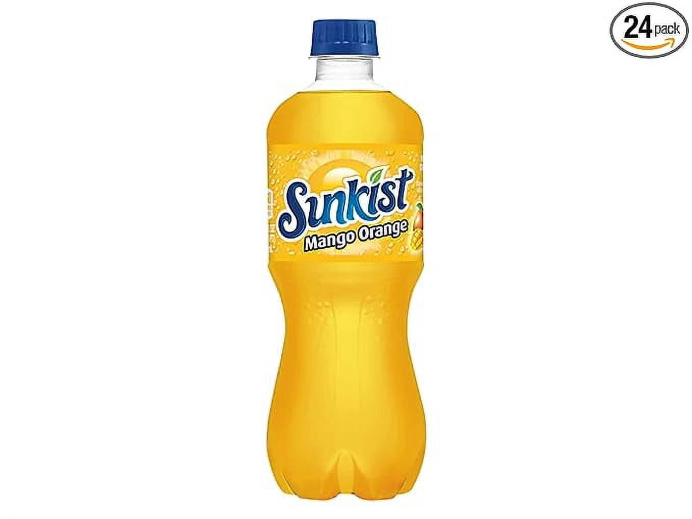 Sunkist Soda Bundled by Louisiana Pantry (Mango Orange, 20 oz Bottles ...