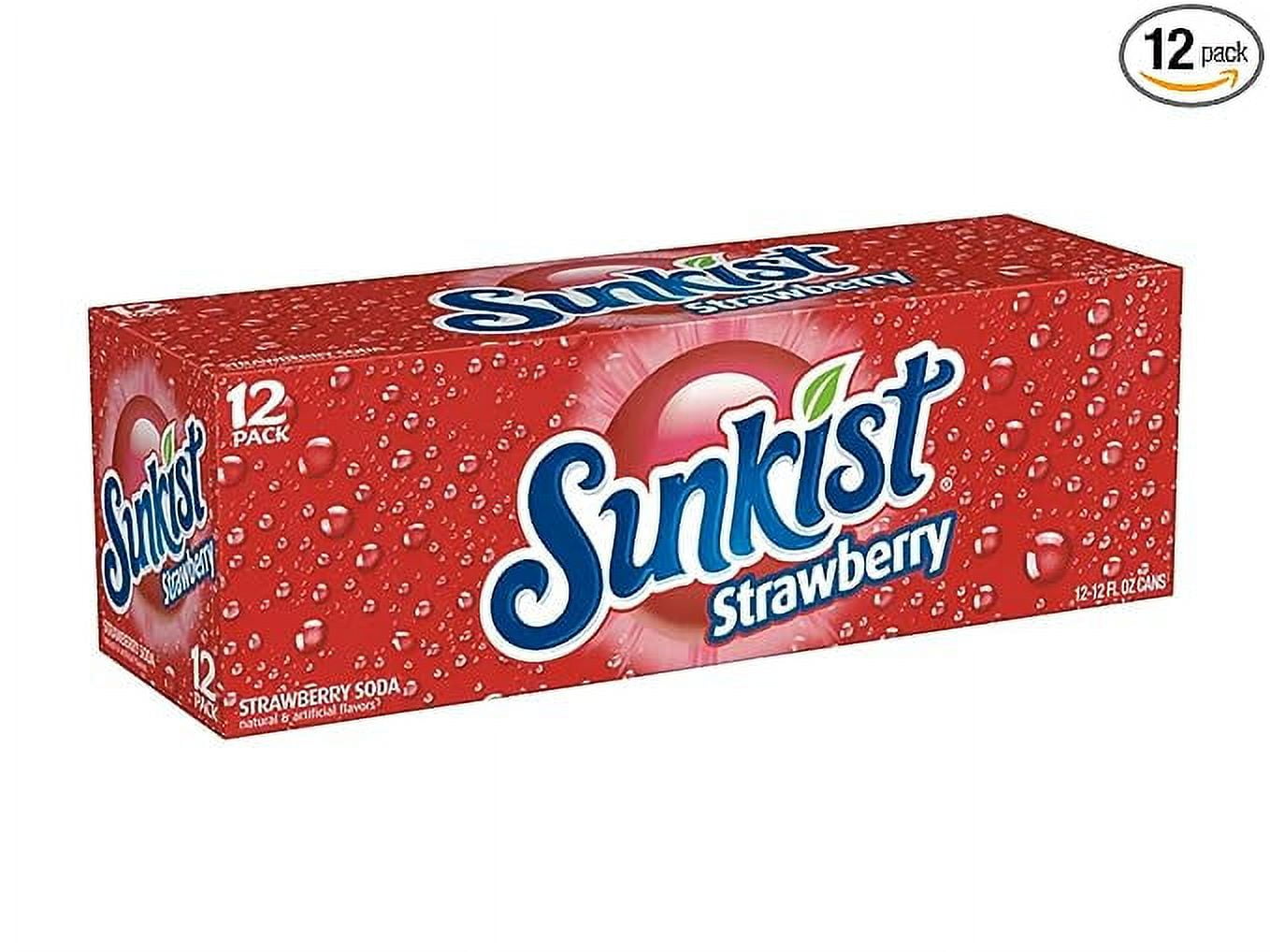 Louisiana Pantry Sunkist Strawberry Soda, 12 Pack, 12 oz Cans ...