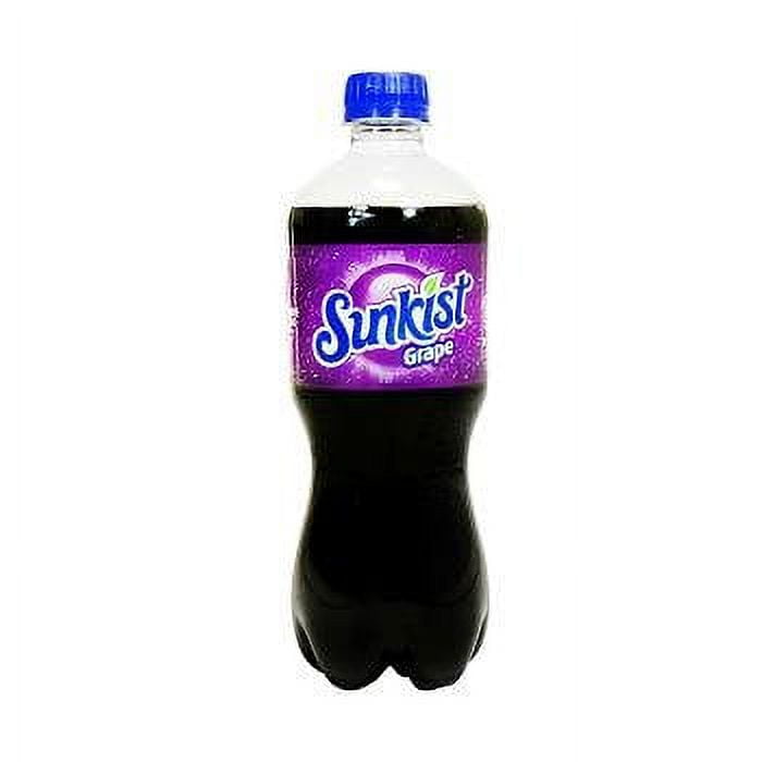 Sunkist Grape Soda, Refreshing Caffeinated Drink, 24 Pack, 20 Oz ...