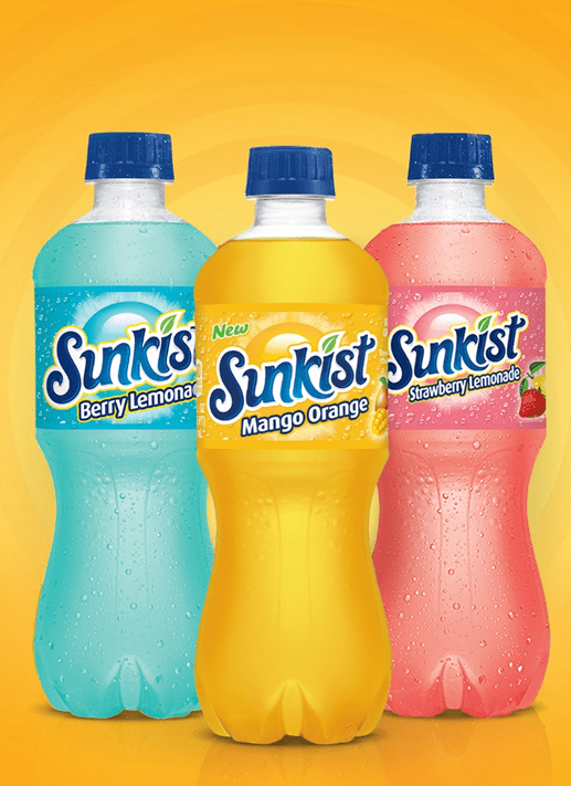 Sunkist Soda Variety Pack 3 Flavors Mango Orange, Strawberry Lemonade ...