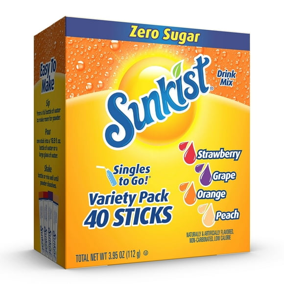 Sunkist Drink Mixes & Water Enhancers in Beverages - Walmart.com