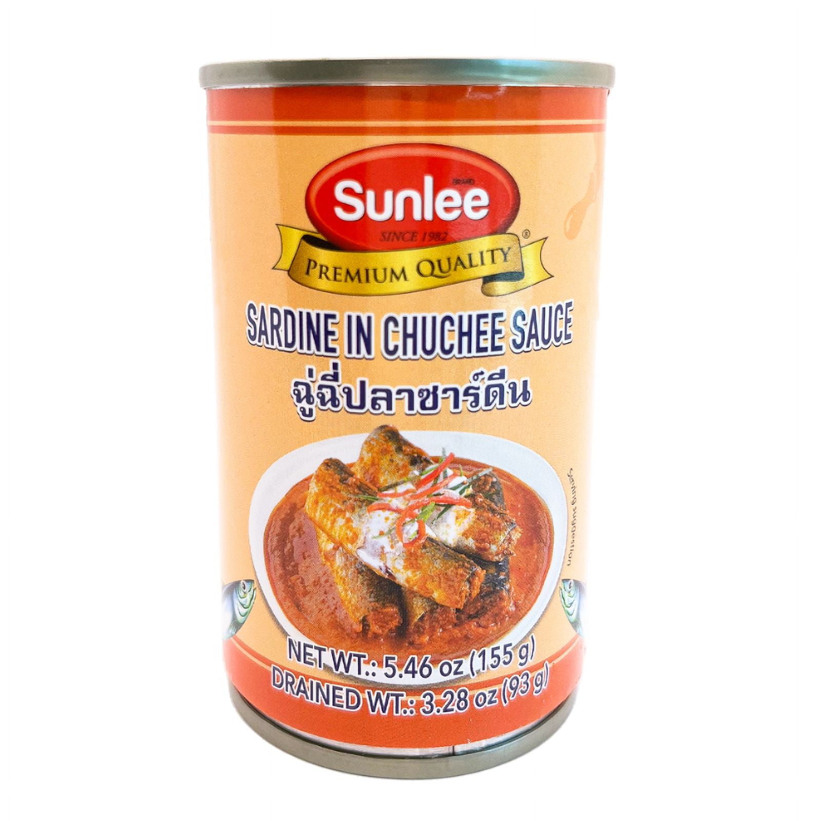 Sunlee Sardine in Thai Chu Chee Curry 5.5 Oz (155 g) Pack of 8 - Walmart.com