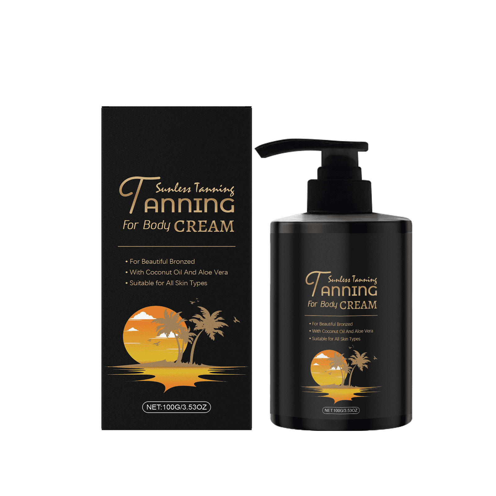 Sunless Tanning Body Lotion – Bronzing Moisturizer, Natural Glow ...
