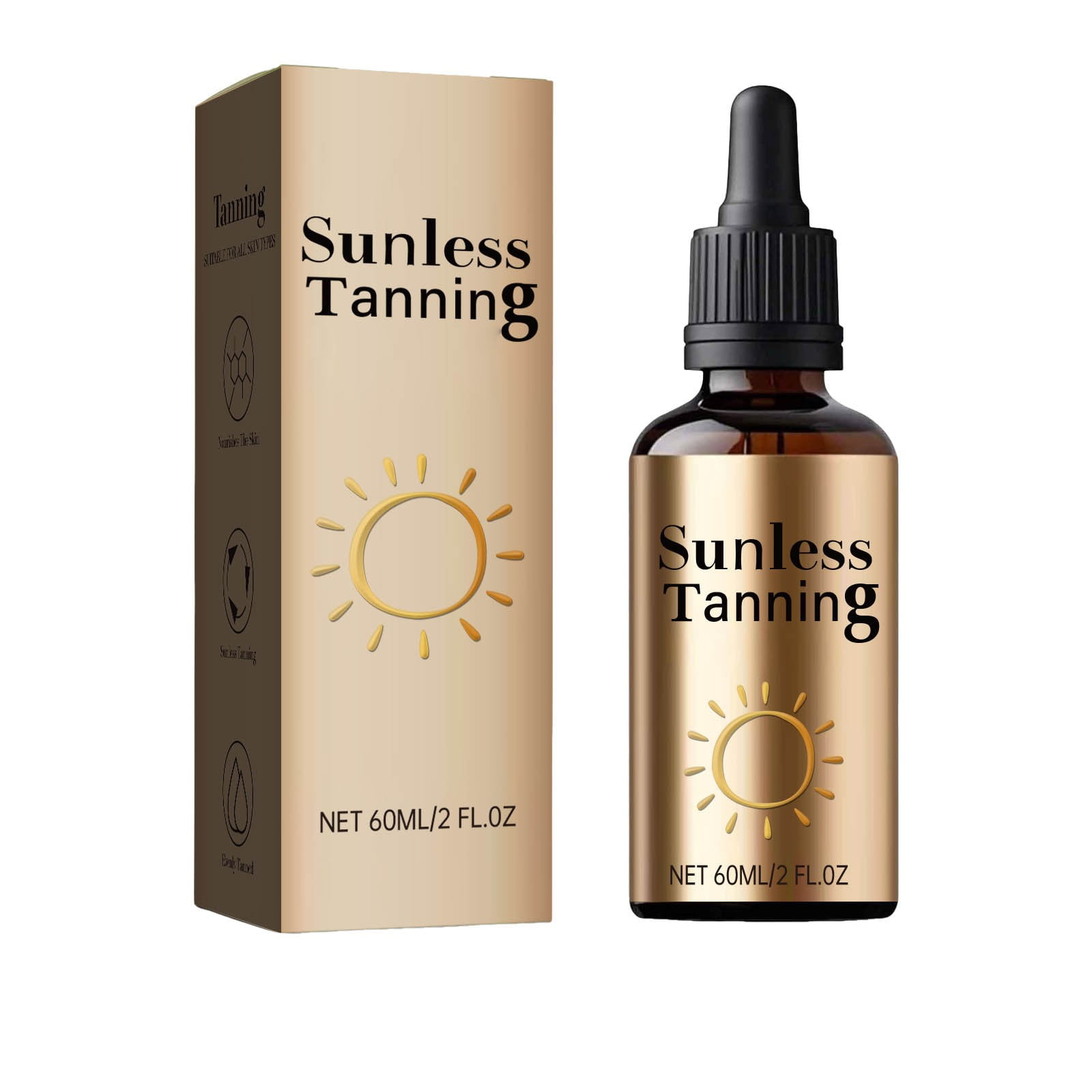 Sunless Tanning Drops to Drink, 2025 NEW Enhances Natural Tan ...