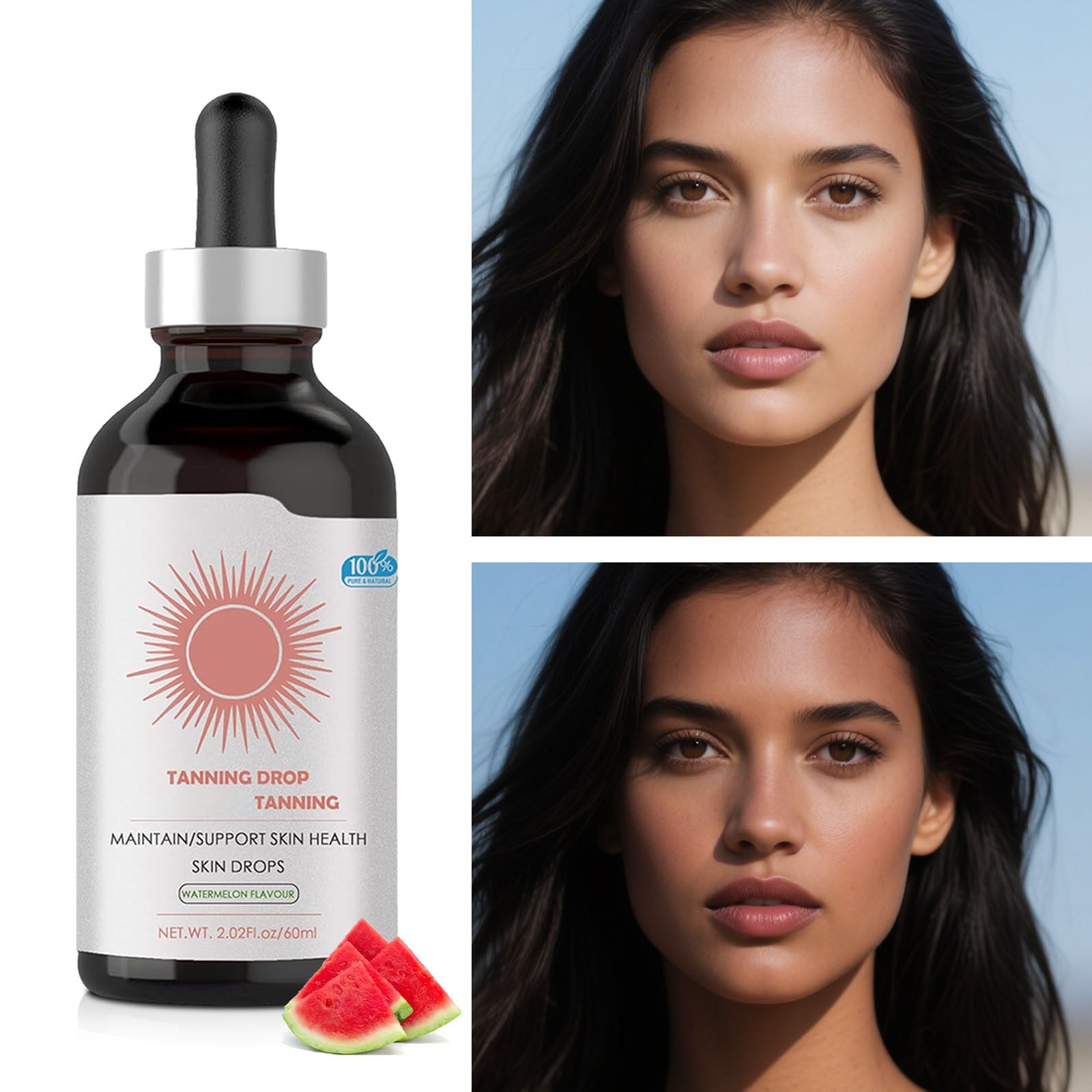 Sunless Tanning Drops To Drink, Drinkable Sunless Tanning Drops, Oral ...